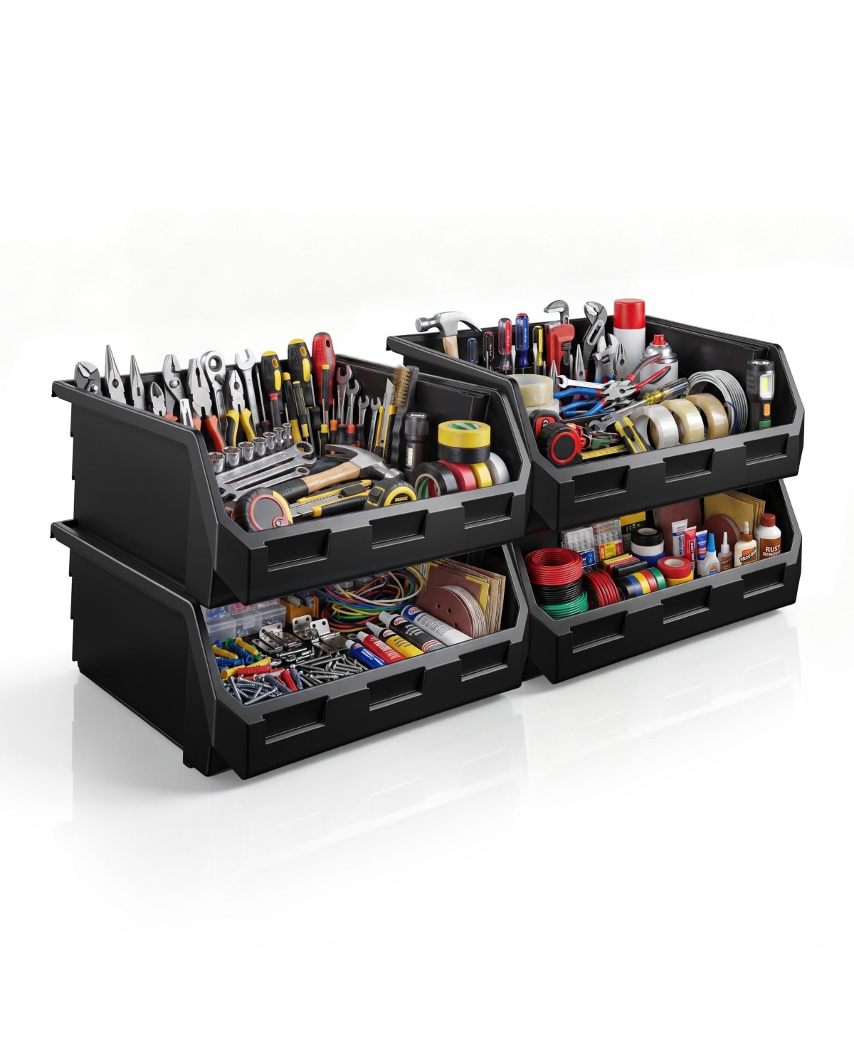 Click here for Sorbus Extra Large Open Front Stackable Garage Sto... prices
