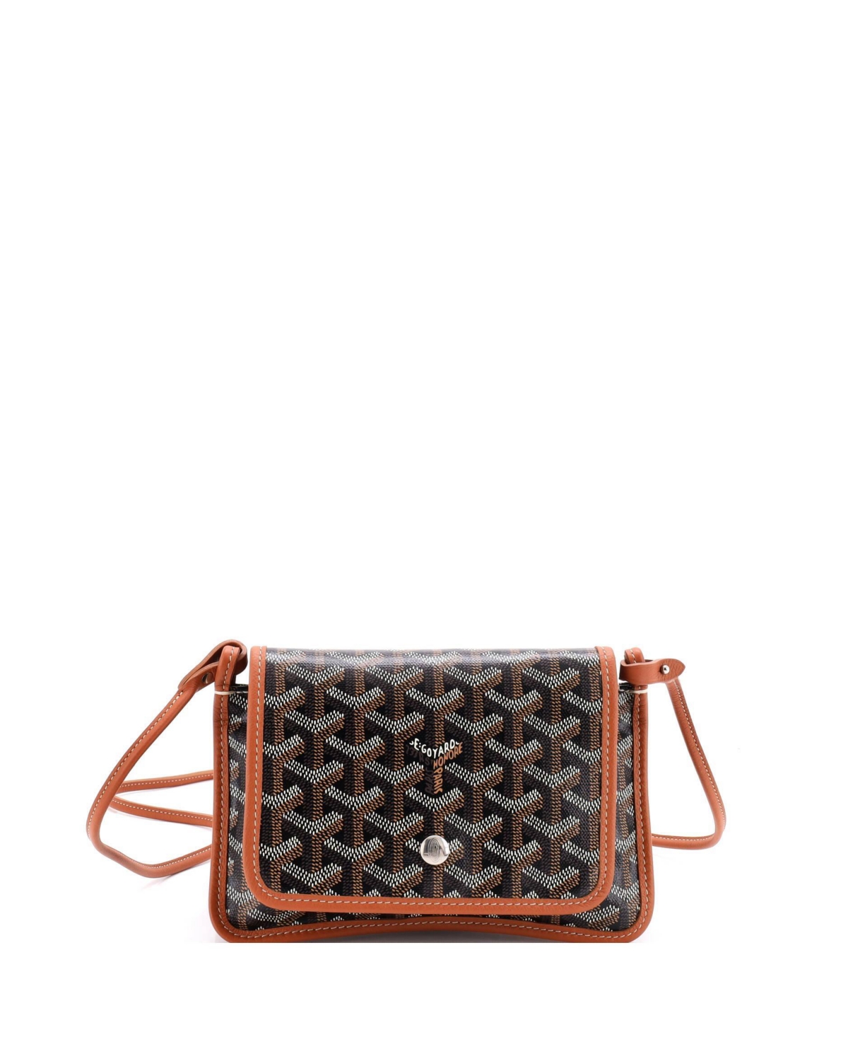 Click here for Pre-Owned Goyard Plumet Clutch Wallet Coated Canva... prices