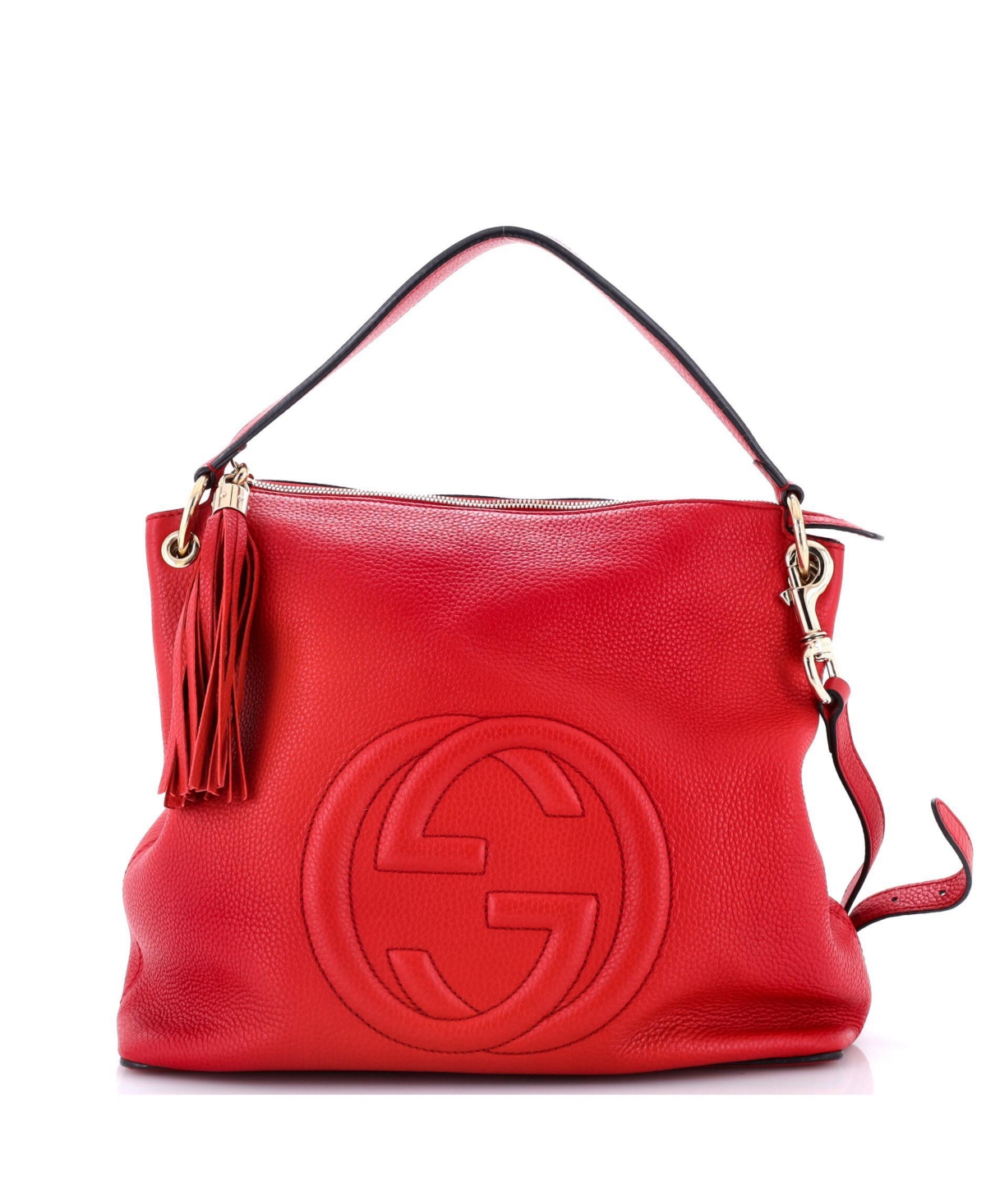 Click here for Pre-Owned Gucci Large Soho Convertible Hobo Leathe... prices