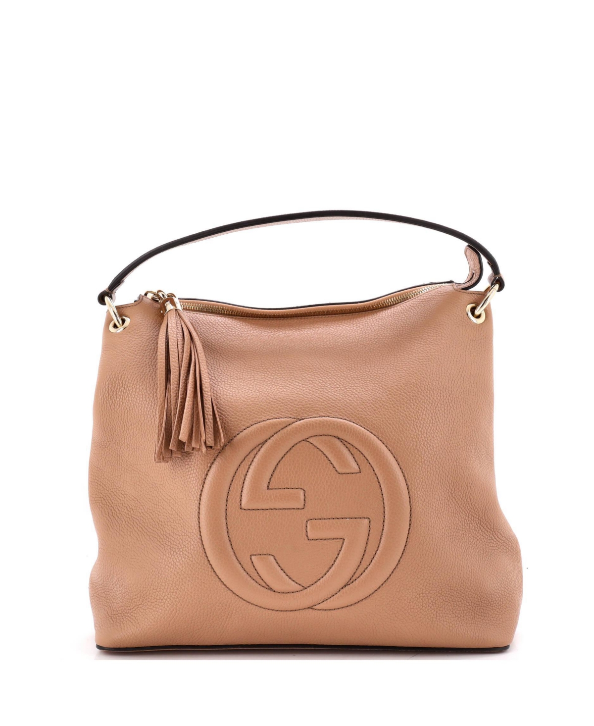 Click here for Pre-Owned Gucci Large Soho Convertible Hobo Leathe... prices
