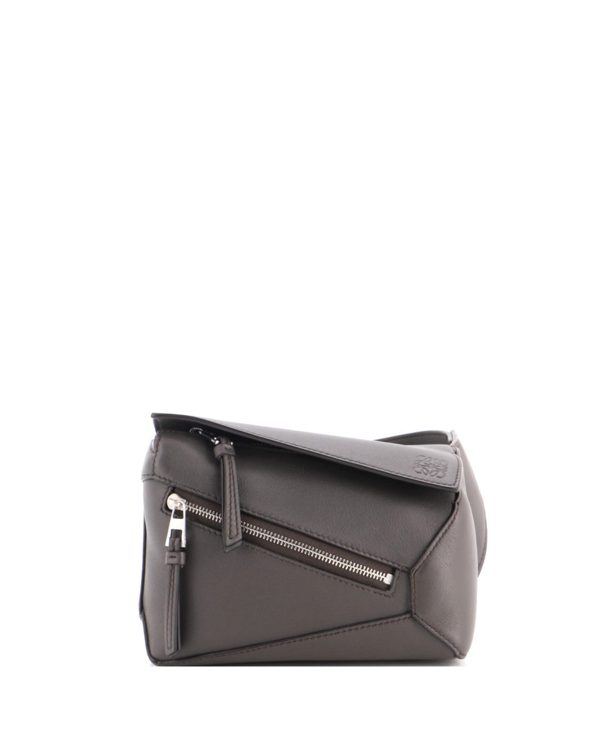 Click here for Pre-Owned Loewe Mini Puzzle Bumbag Leather - Grey prices