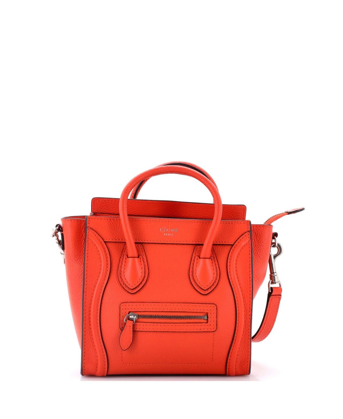 Click here for Pre-Owned Celine Nano Luggage Bag Grainy Leather -... prices