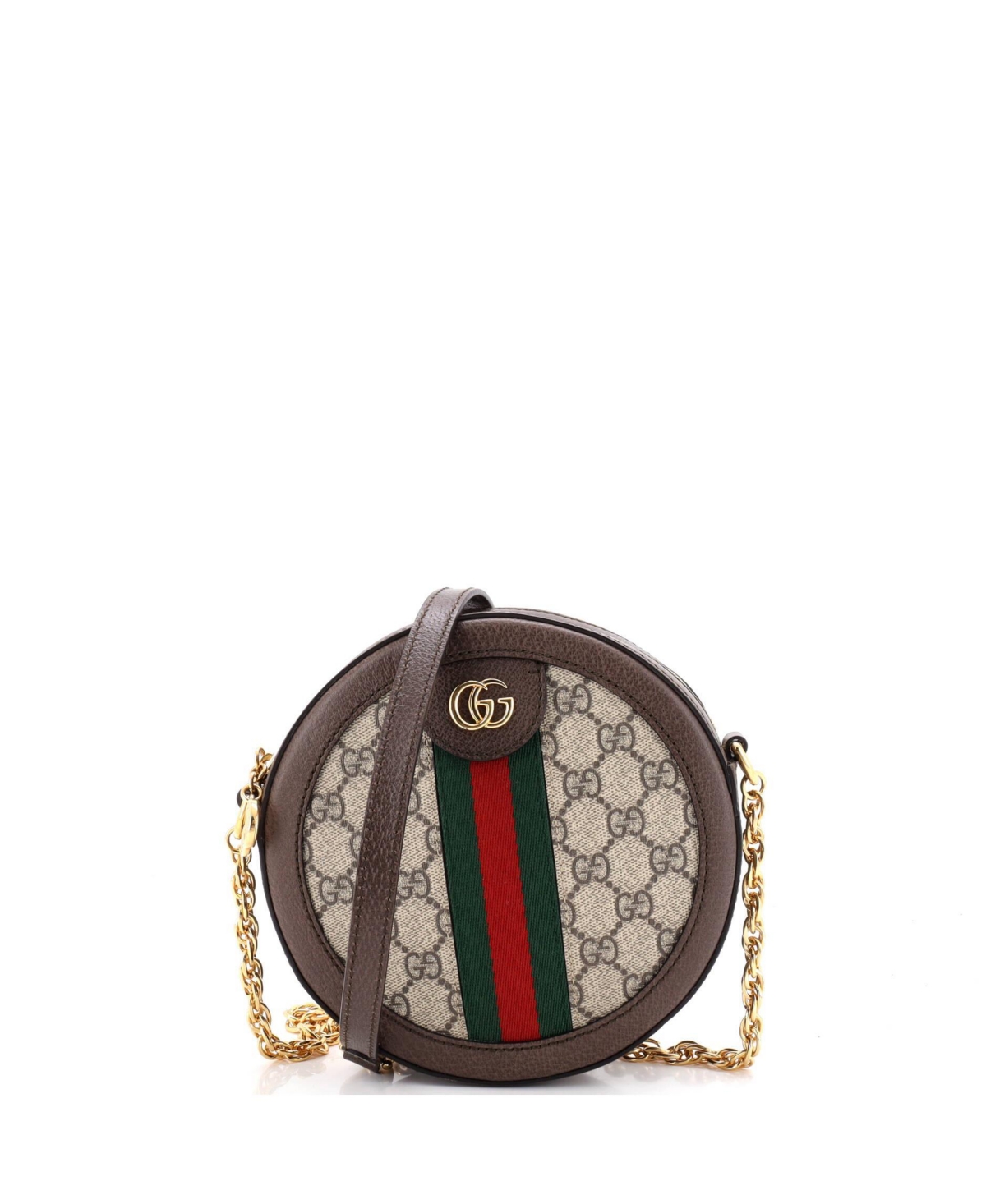 Click here for Pre-Owned Gucci Mini Ophidia Round Shoulder Bag Gg... prices