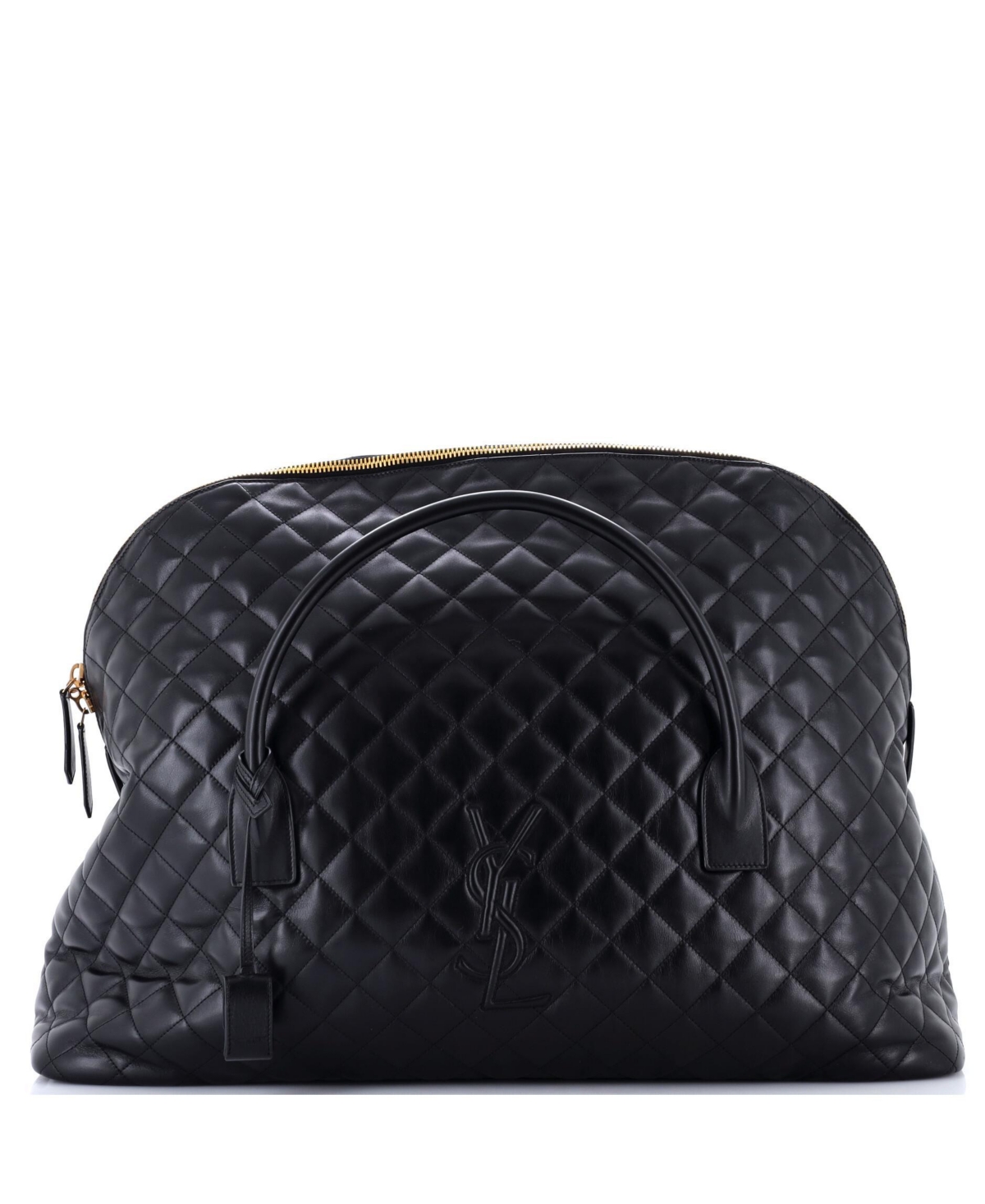 Click here for Pre-Owned Saint Laurent Es Giant Travel Bag Quilte... prices
