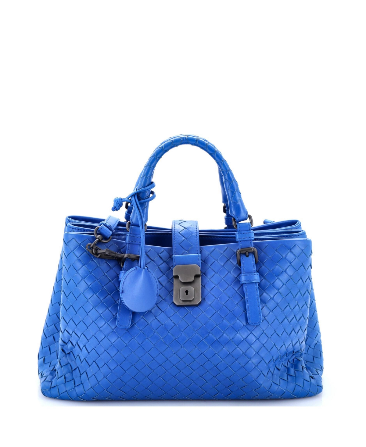 Click here for Pre-Owned Bottega Veneta Small Roma Bag Intrecciat... prices