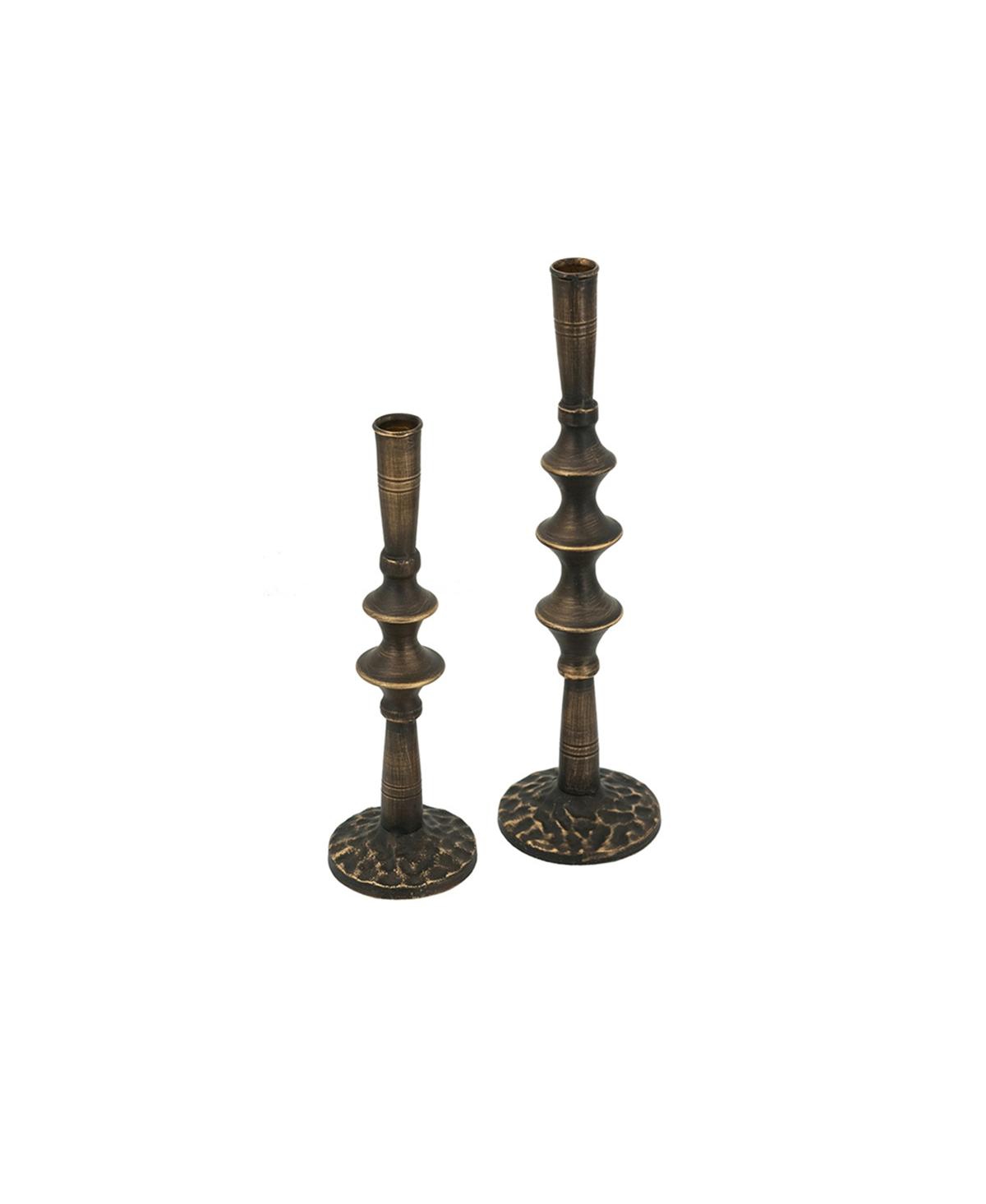 Click here for Yobtop Iron Candle Holders Set of 2 - Sculptural V... prices