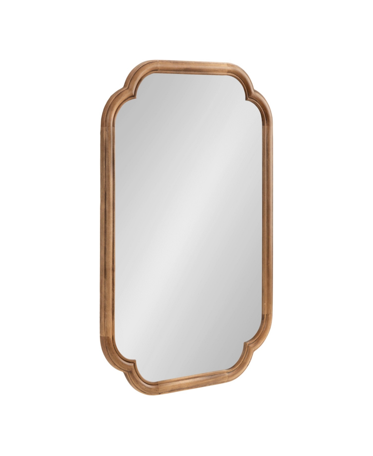 Click here for Kate and Laurel Glenby Scallop Wall Mirror - Rusti... prices