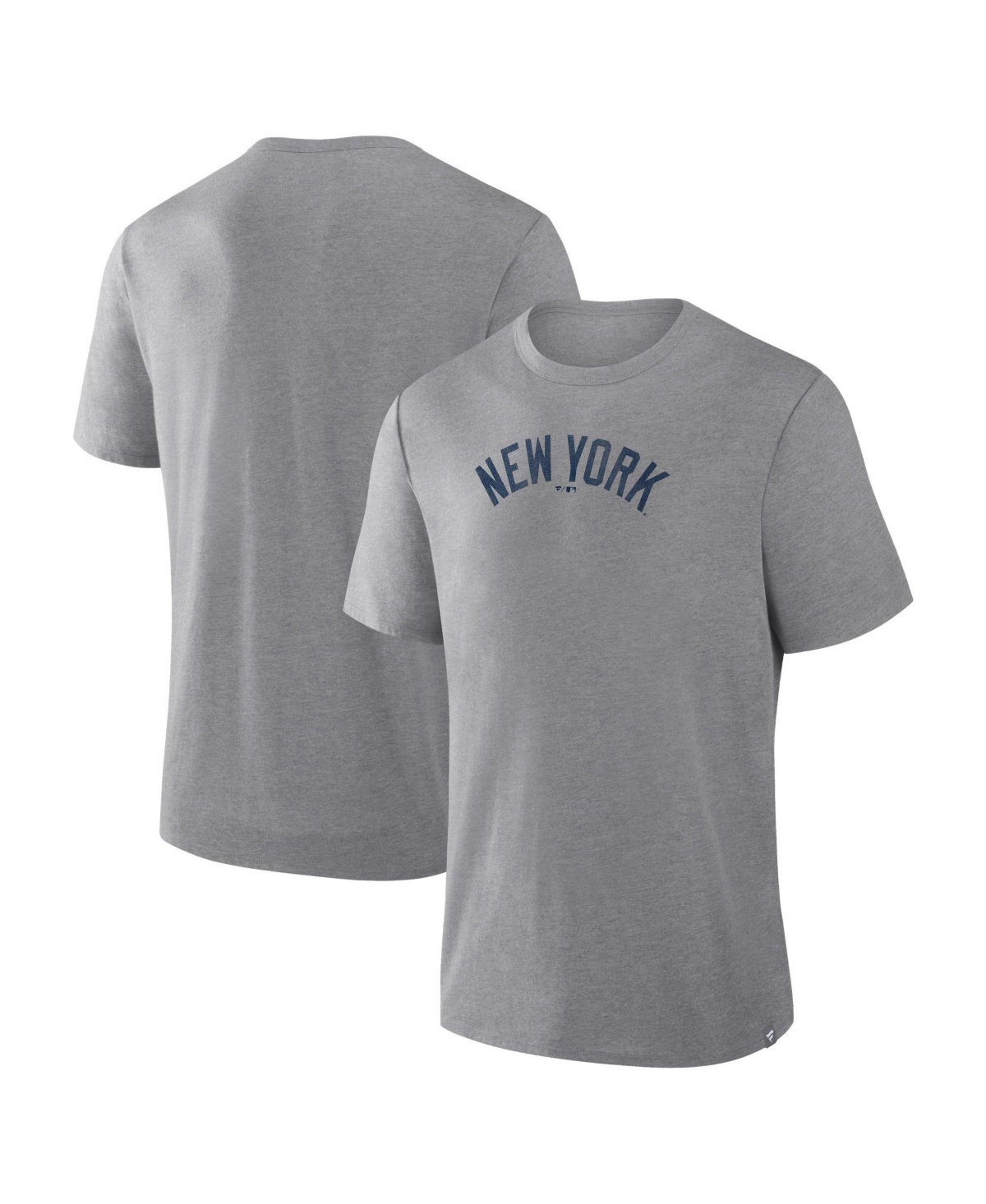 Click here for Fanatics Mens Heather Gray New York Yankees Play T... prices