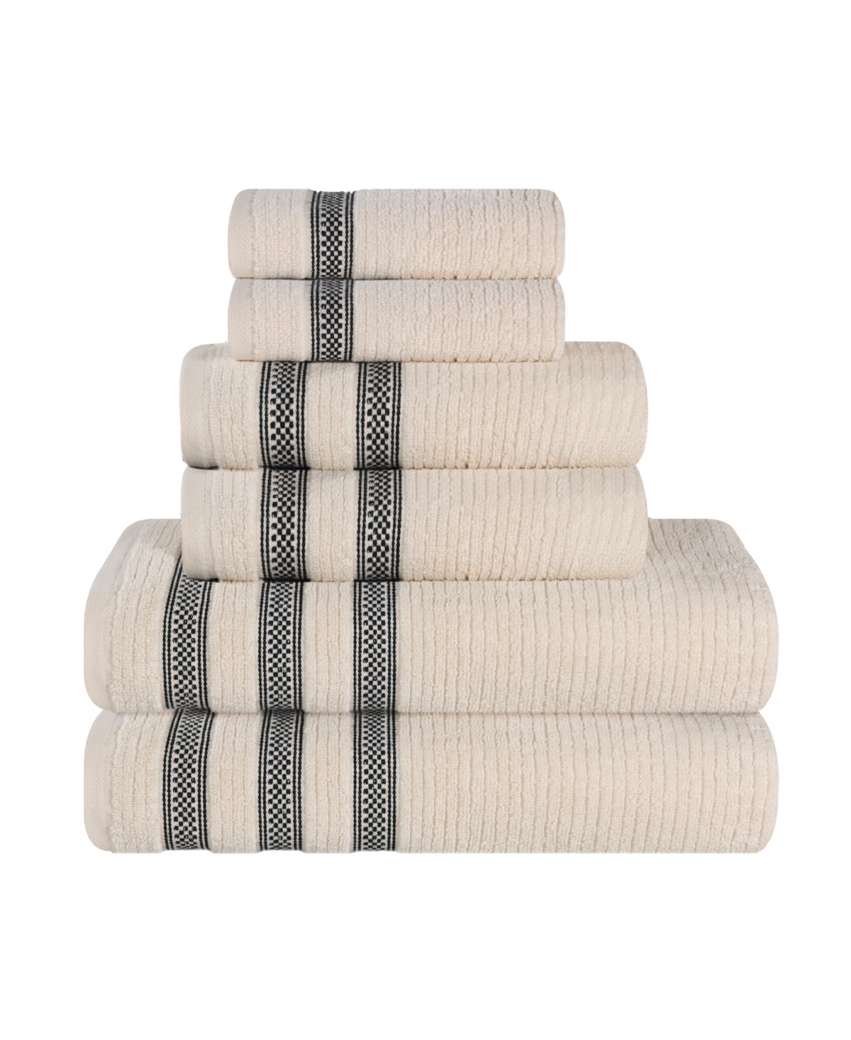 Click here for Superior Brea Zero Twist Cotton Ribbed Geometric B... prices