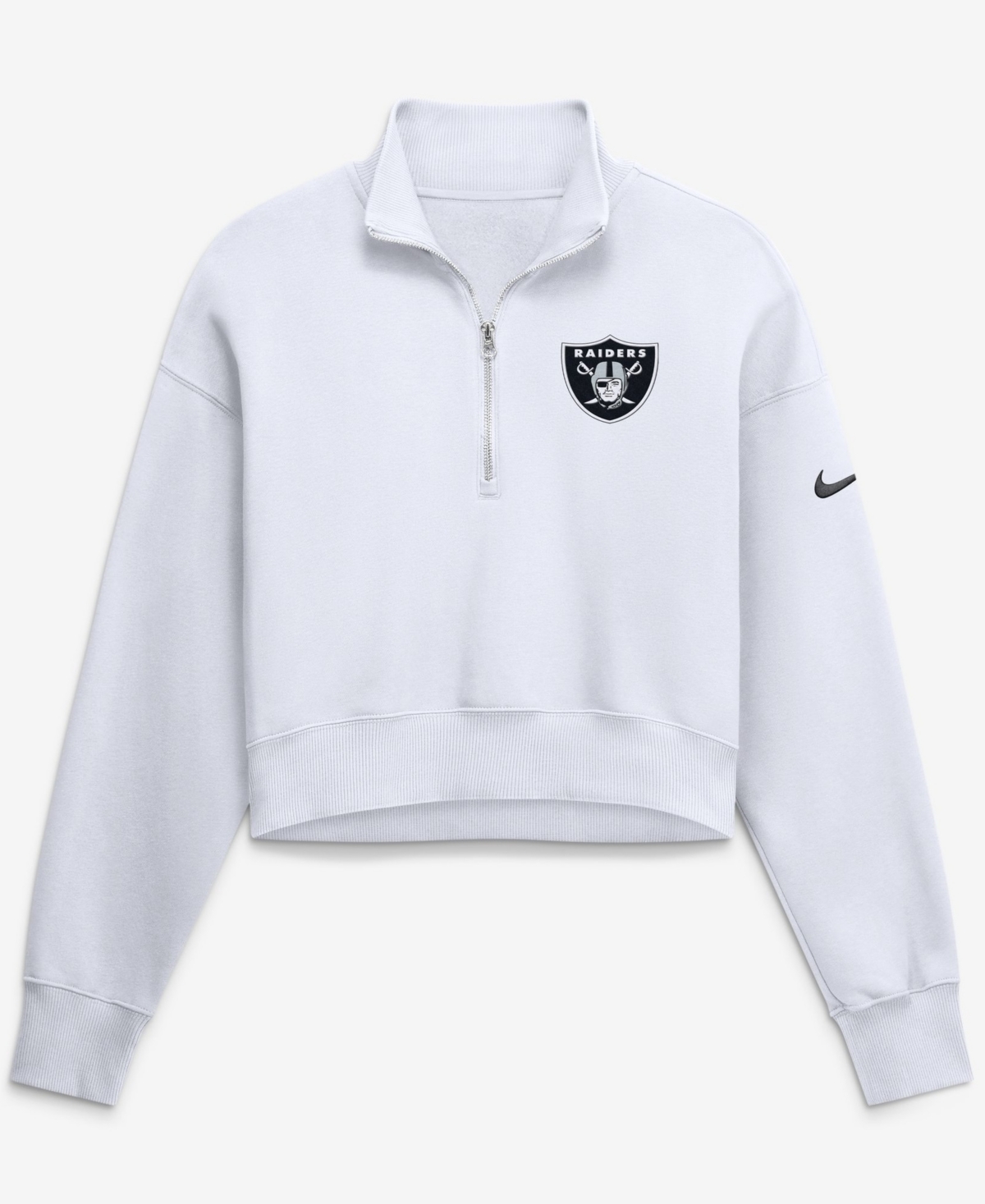 Click here for Nike Womens White Las Vegas Raiders Oversized Phoe... prices