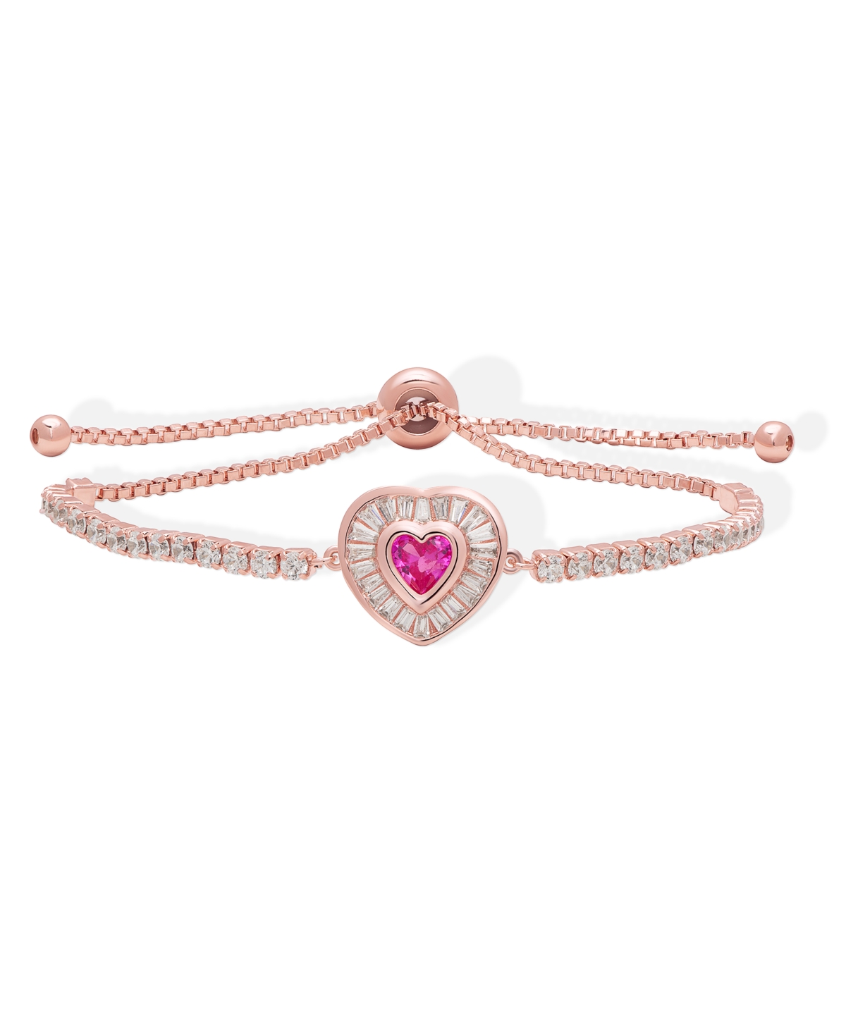 Click here for Macys Simulated Pink Sapphire and Pink Cubic Zirco... prices