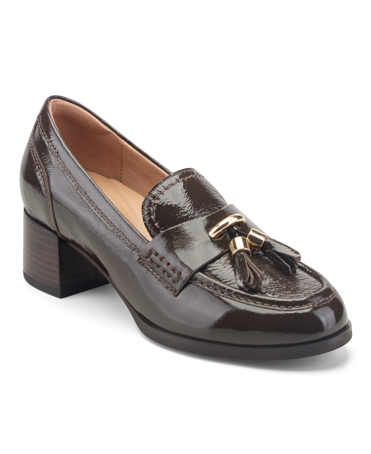Click here for Easy Spirit Womens Irelyn Block Heel Dress Loafers... prices