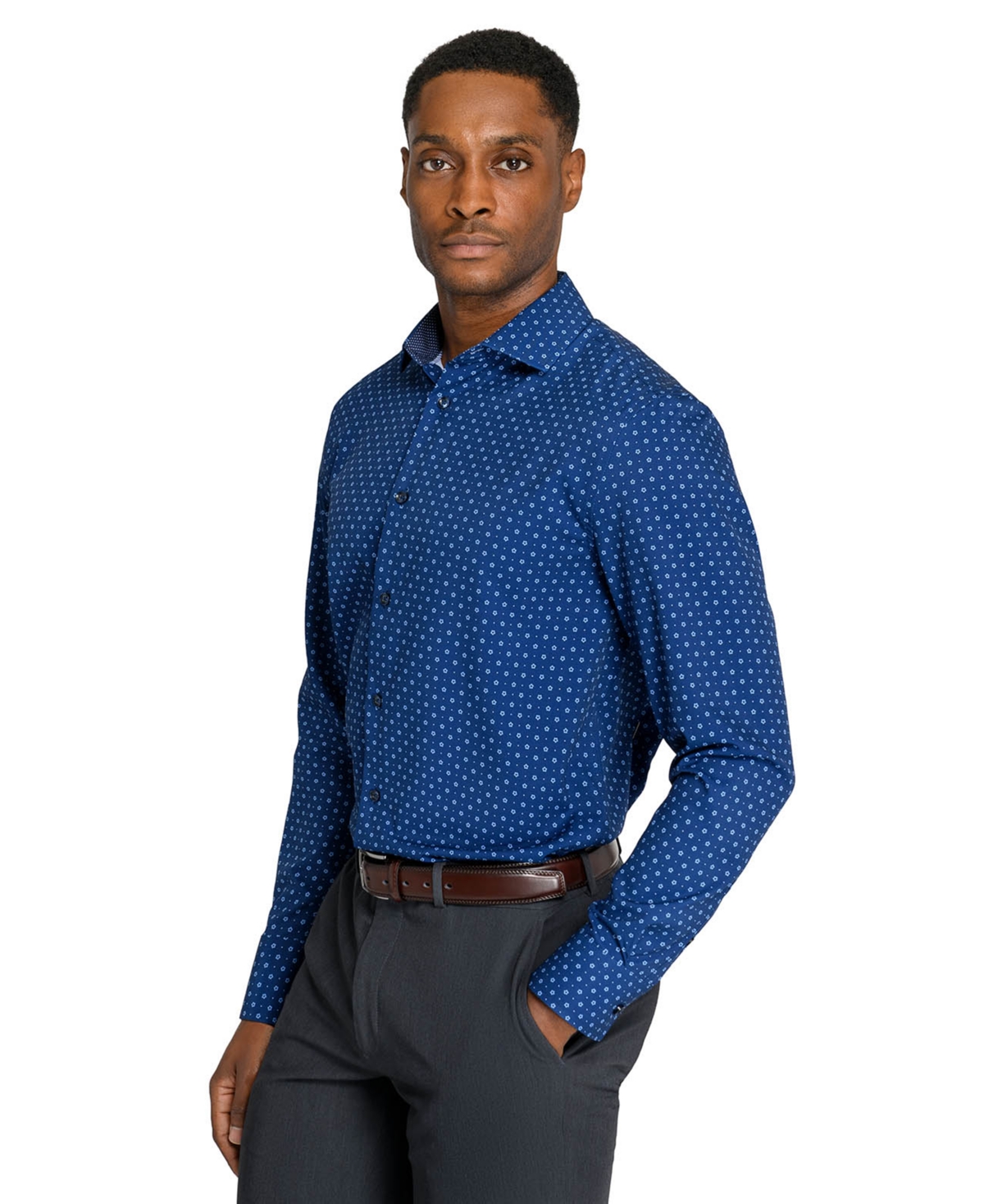 Click here for ConStruct Mens Slim-Fit 4-Way Stretch Floral-Print... prices