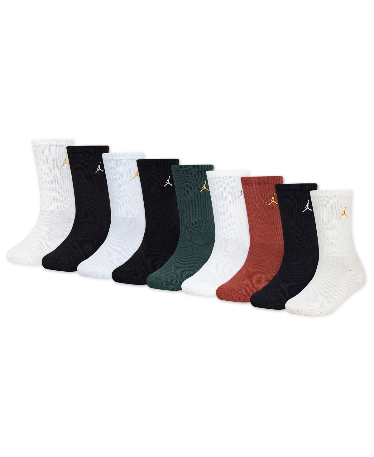 Click here for Jordan Boys and Girls 7-11 Holiday Crew Socks  9-P... prices