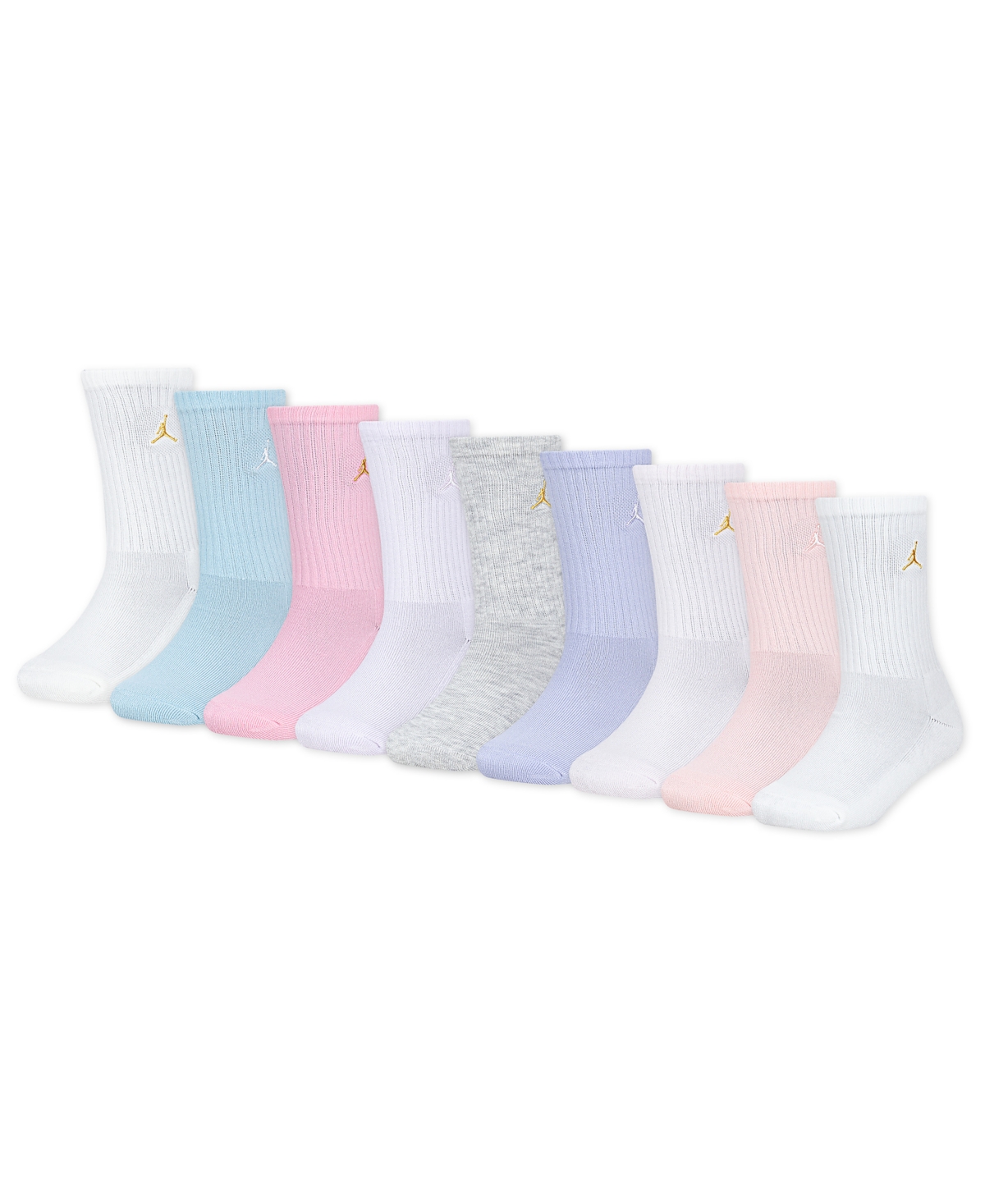 Click here for Jordan Boys and Girls 7-11 Holiday Crew Socks  9-P... prices