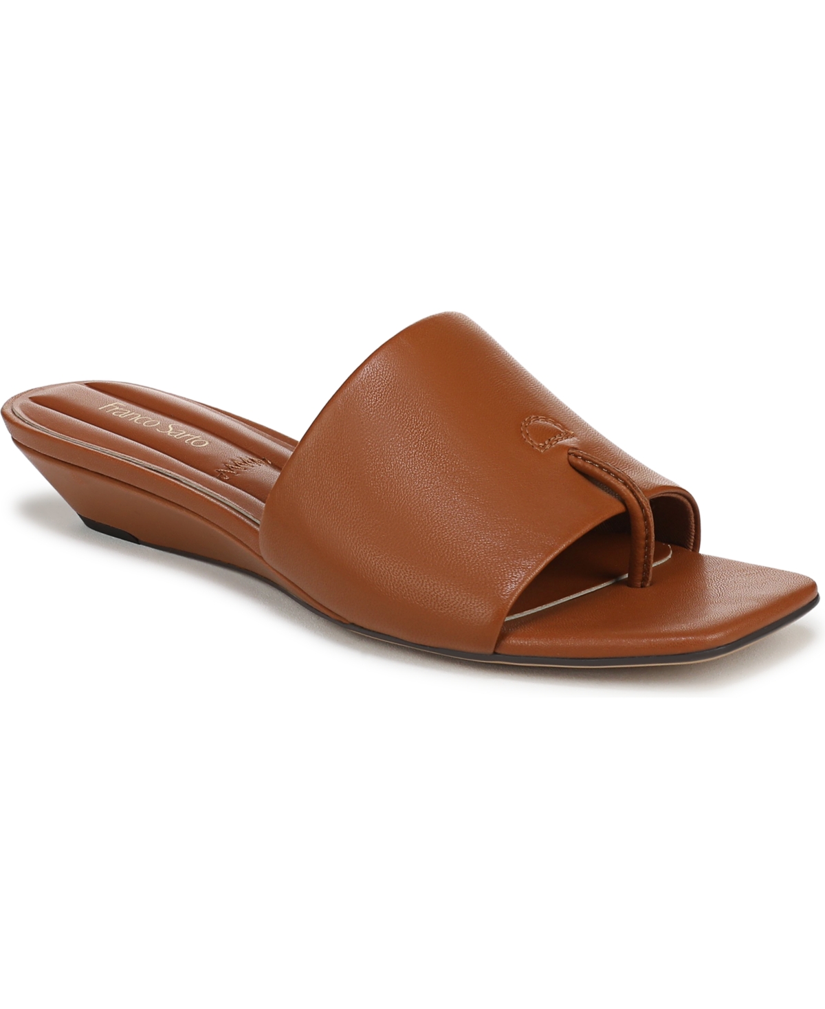Click here for Franco Sarto Womens Lora Slip-On Sandals - Cognac... prices
