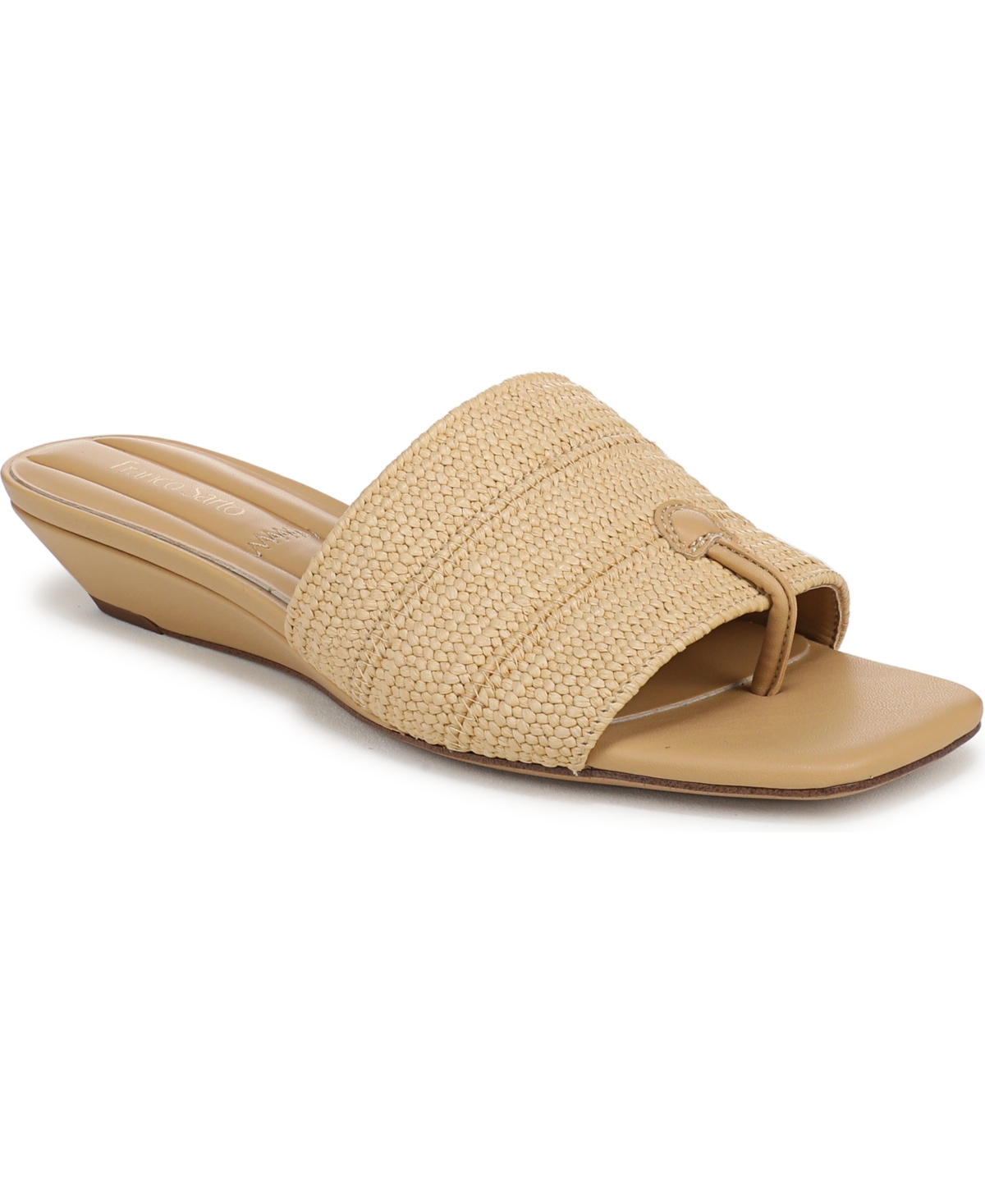 Click here for Franco Sarto Womens Lora Slip-On Sandals - Natural... prices