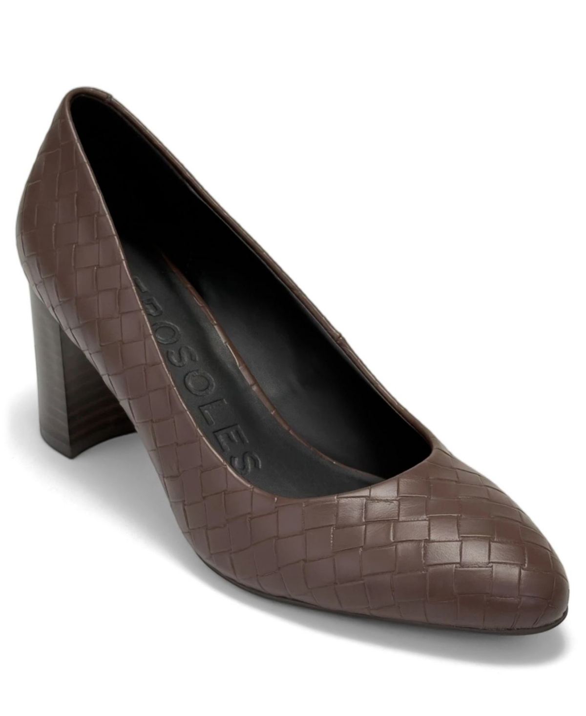 Click here for Aerosoles Womens Betsy Block Heel Pumps - Java Wov... prices
