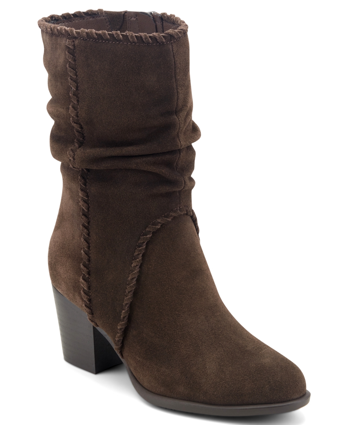 Click here for Earth Womens Venla Suede Slouch Whipstitch Block H... prices