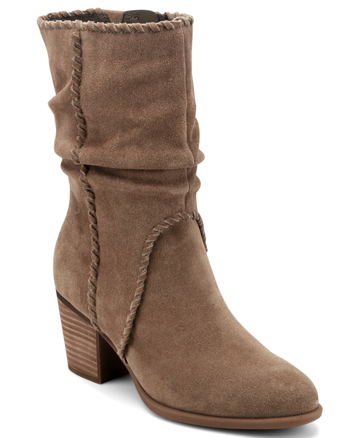 Click here for Earth Womens Venla Suede Slouch Whipstitch Block H... prices