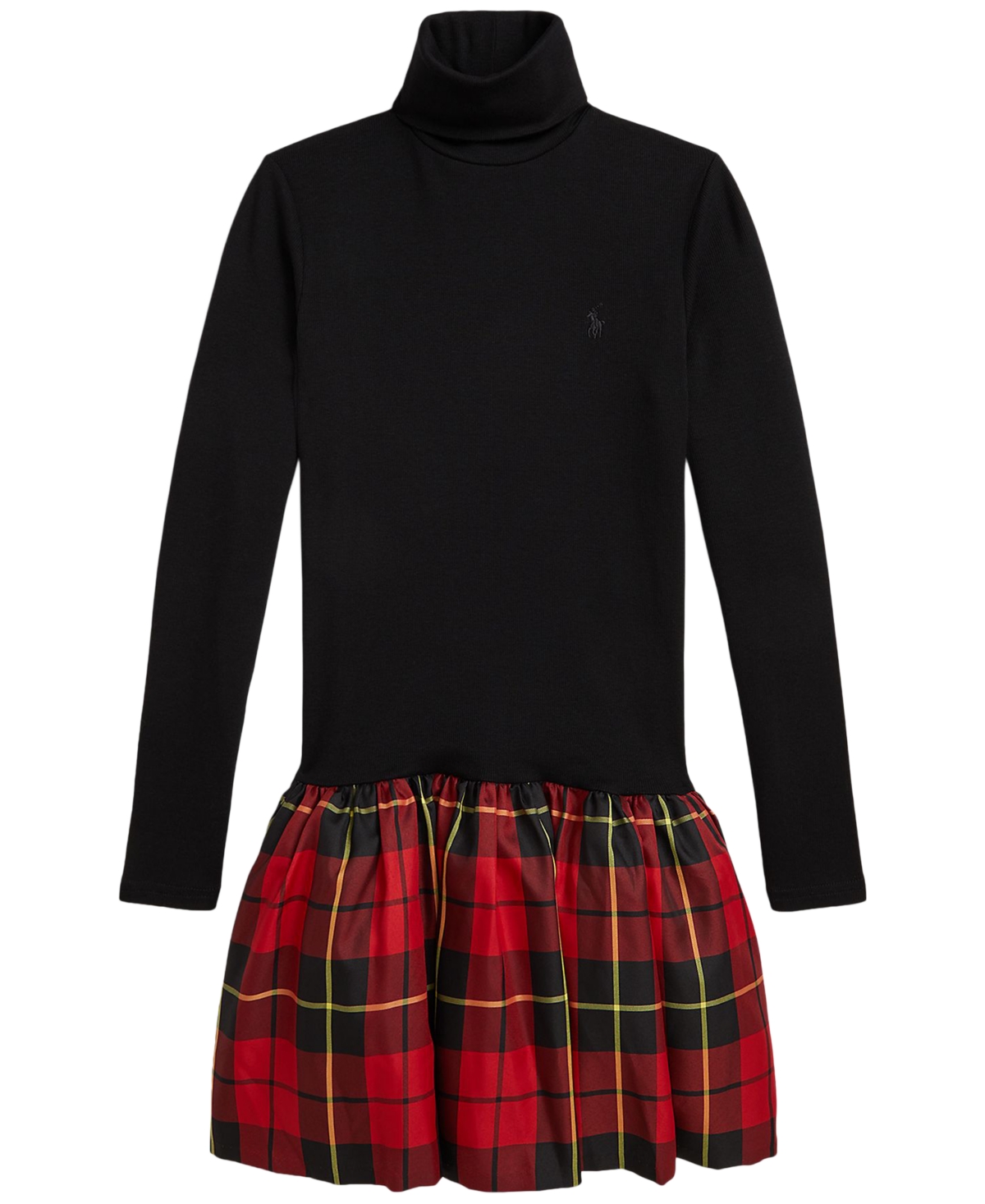 Click here for Polo Ralph Lauren Girls 7-16 Plaid-Skirt Turtlenec... prices