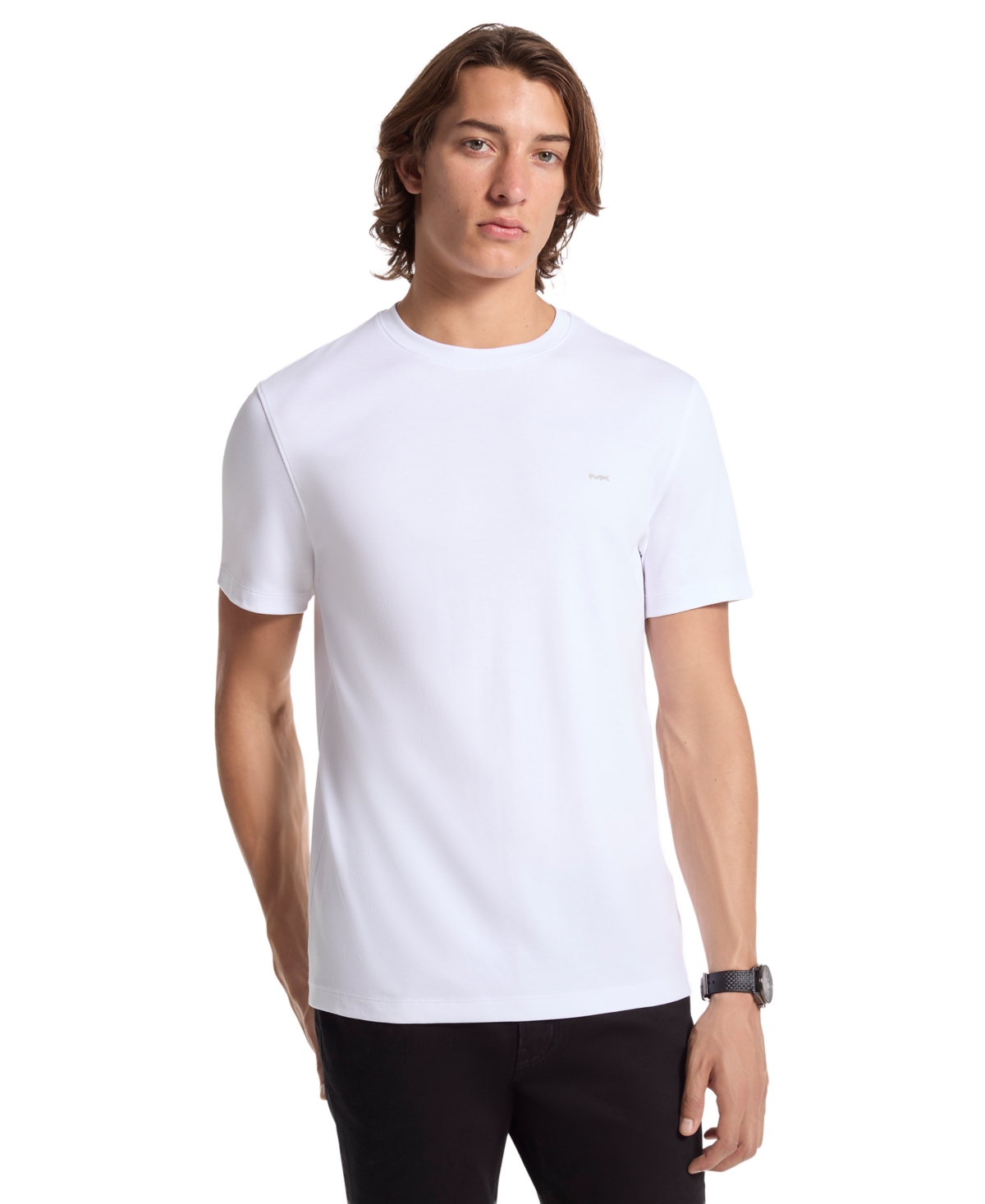 Click here for Michael Kors Mens Cotton Regular-Fit Crewneck T-Sh... prices