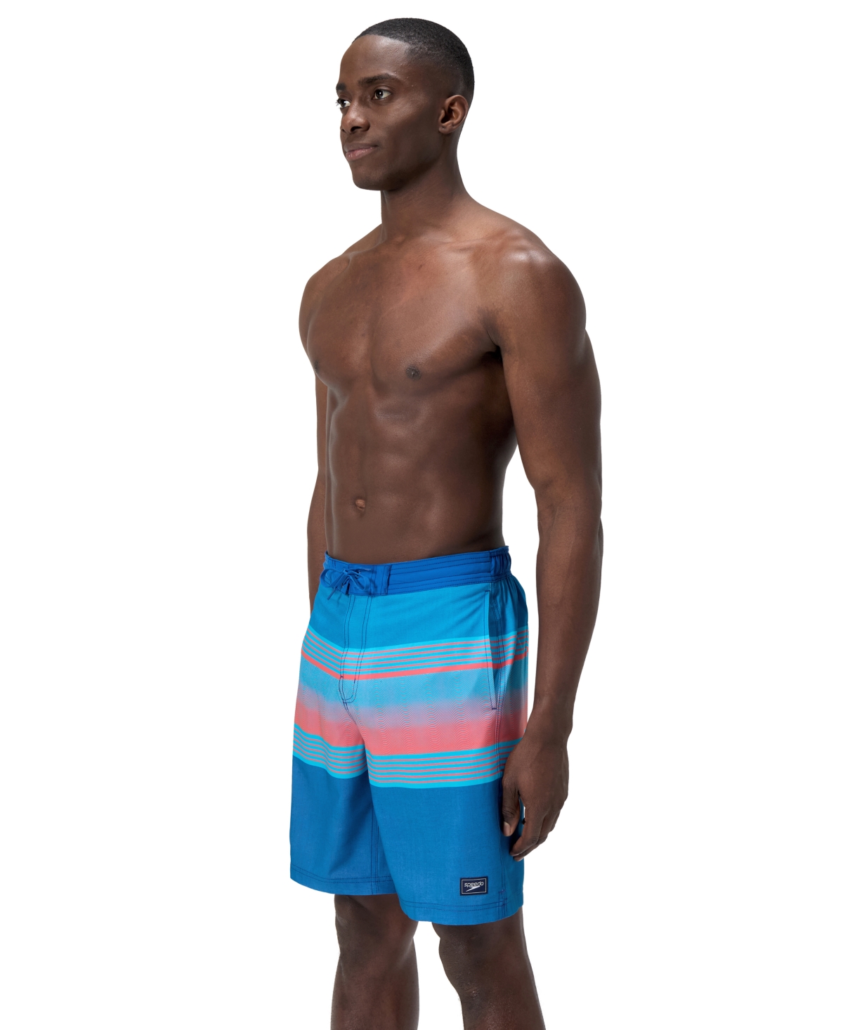 Click here for Speedo Mens Stripe Bondi Board Shorts  9 Inseam -... prices