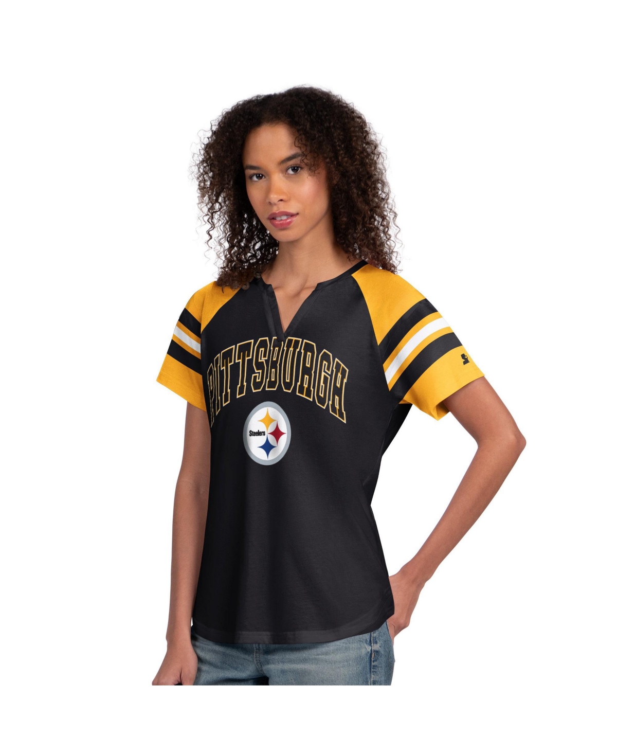 Click here for Starter Womens Black Pittsburgh Steelers Game On N... prices