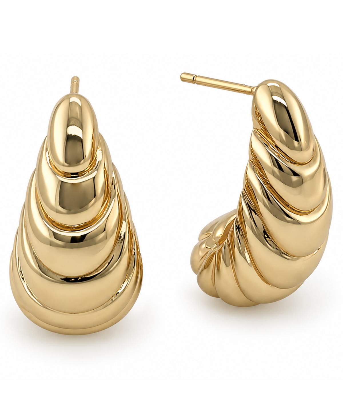 Click here for And Now This Silver  Gold Plated Brass Textured Ea... prices