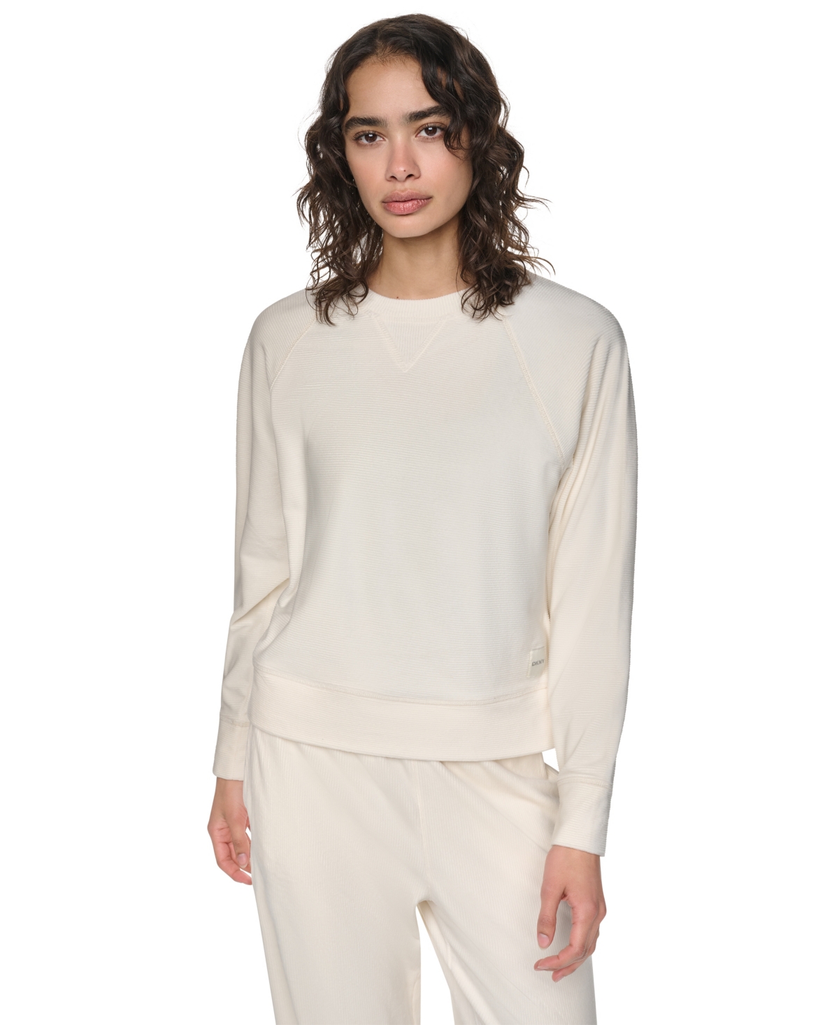 Click here for Dkny Sport Womens Velour Raglan Relaxed-Fit Pullov... prices