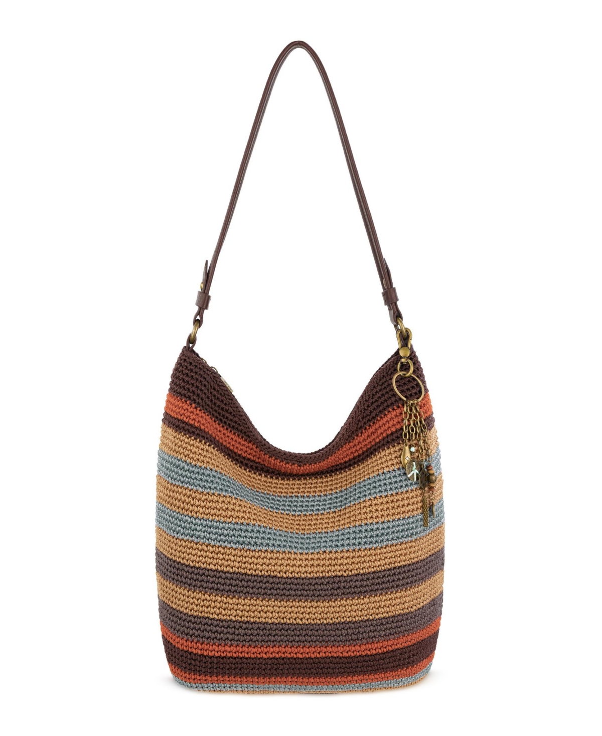 Click here for The Sak Sequoia Crochet Medium Hobo Handbag - Harv... prices