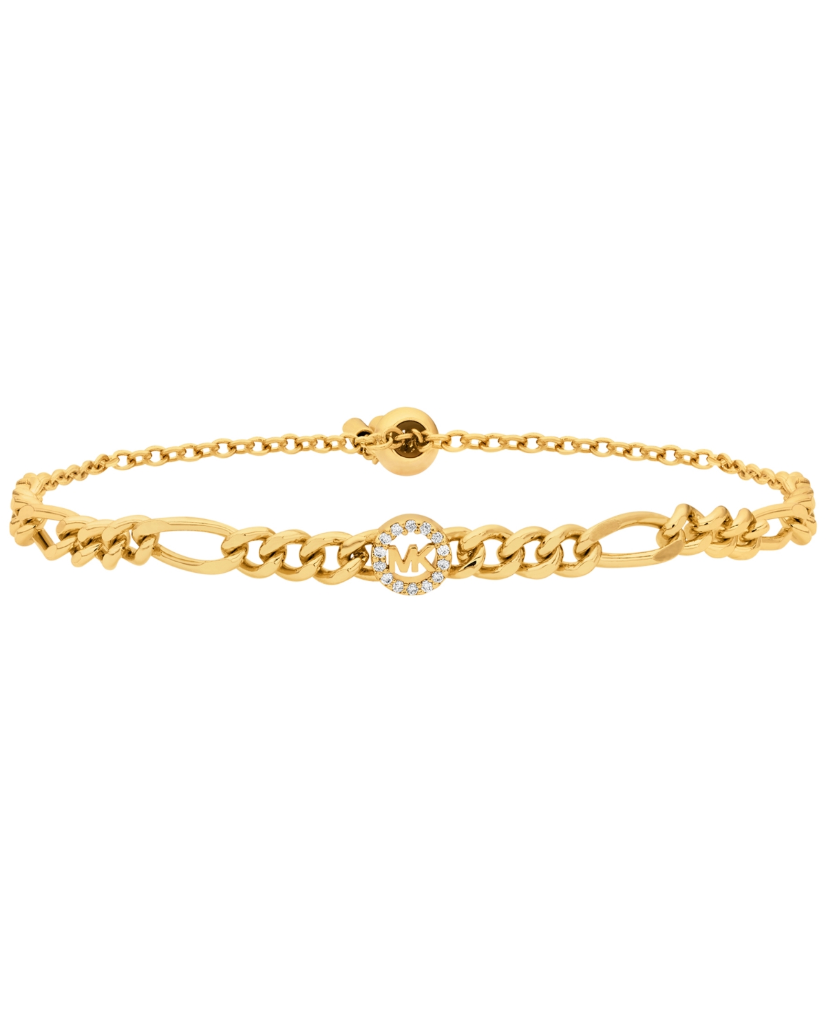 Click here for Michael Michael Kors Logo Figaro Chain Bracelet -... prices