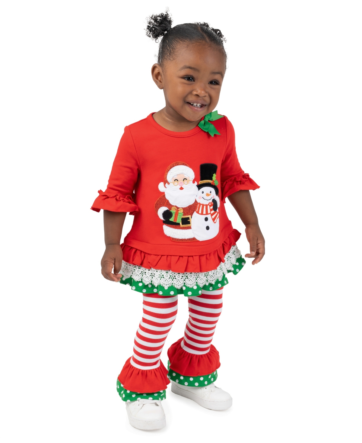 Click here for Rare Editions Baby Girls Solid Knit and Snowman Ap... prices