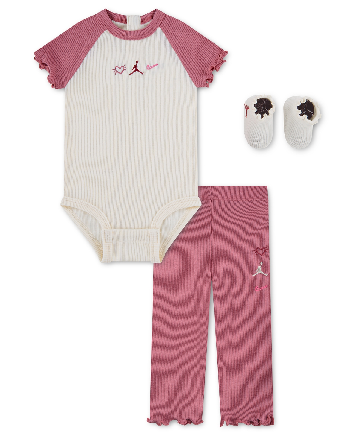 Click here for Jordan Baby Girls Love Is in the Air Bodysuit  Fla... prices