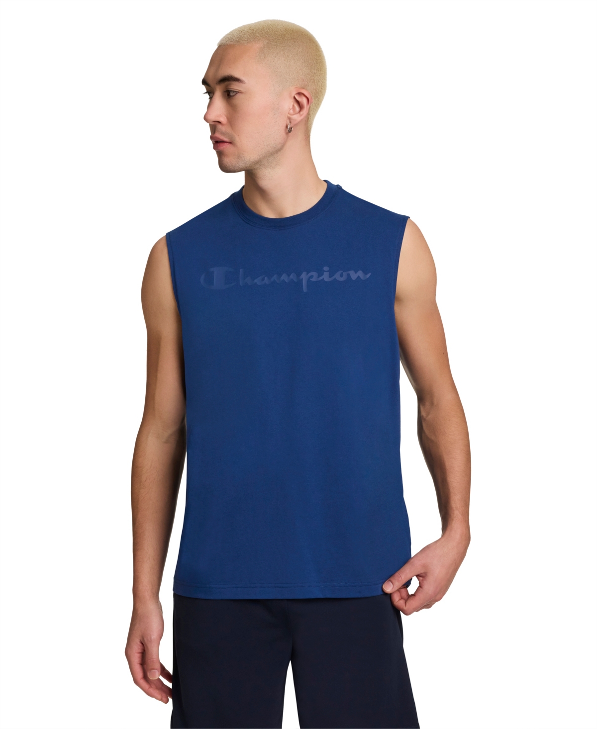 Click here for Champion Mens Graphic Muscle Crewneck T-Shirt - Es... prices