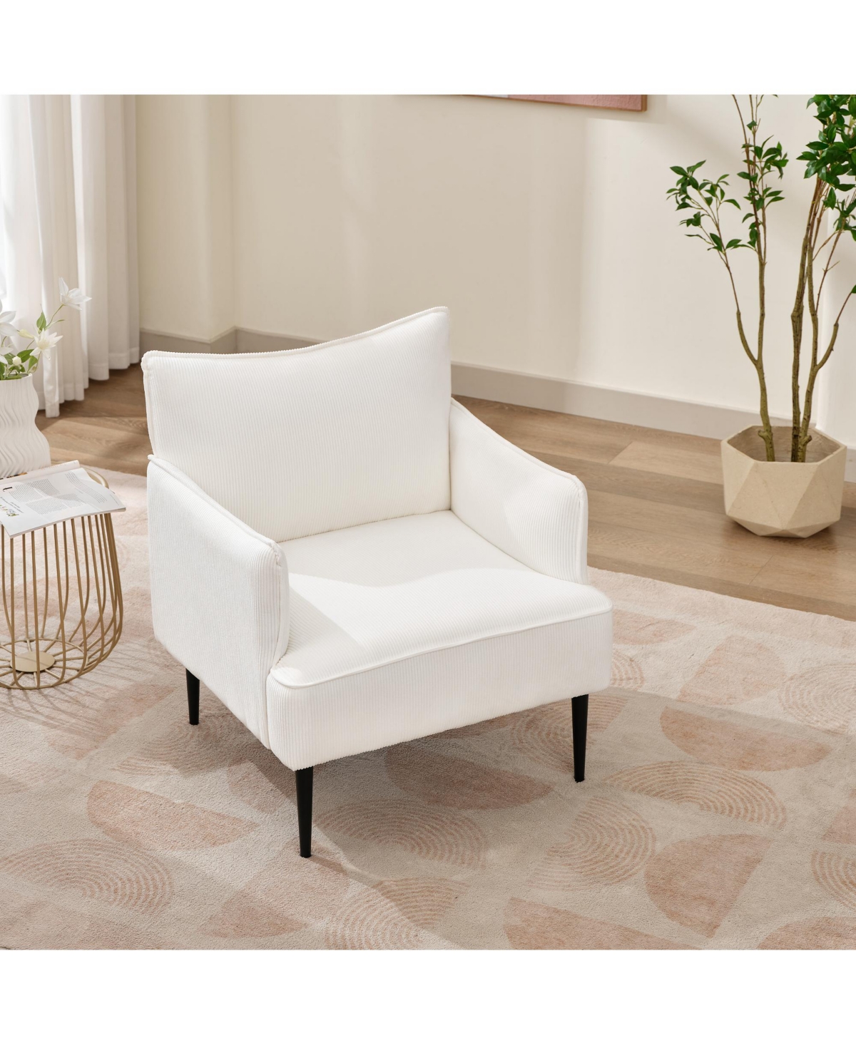 Click here for homfan Single Armchair with Removable Cushions  Wo... prices