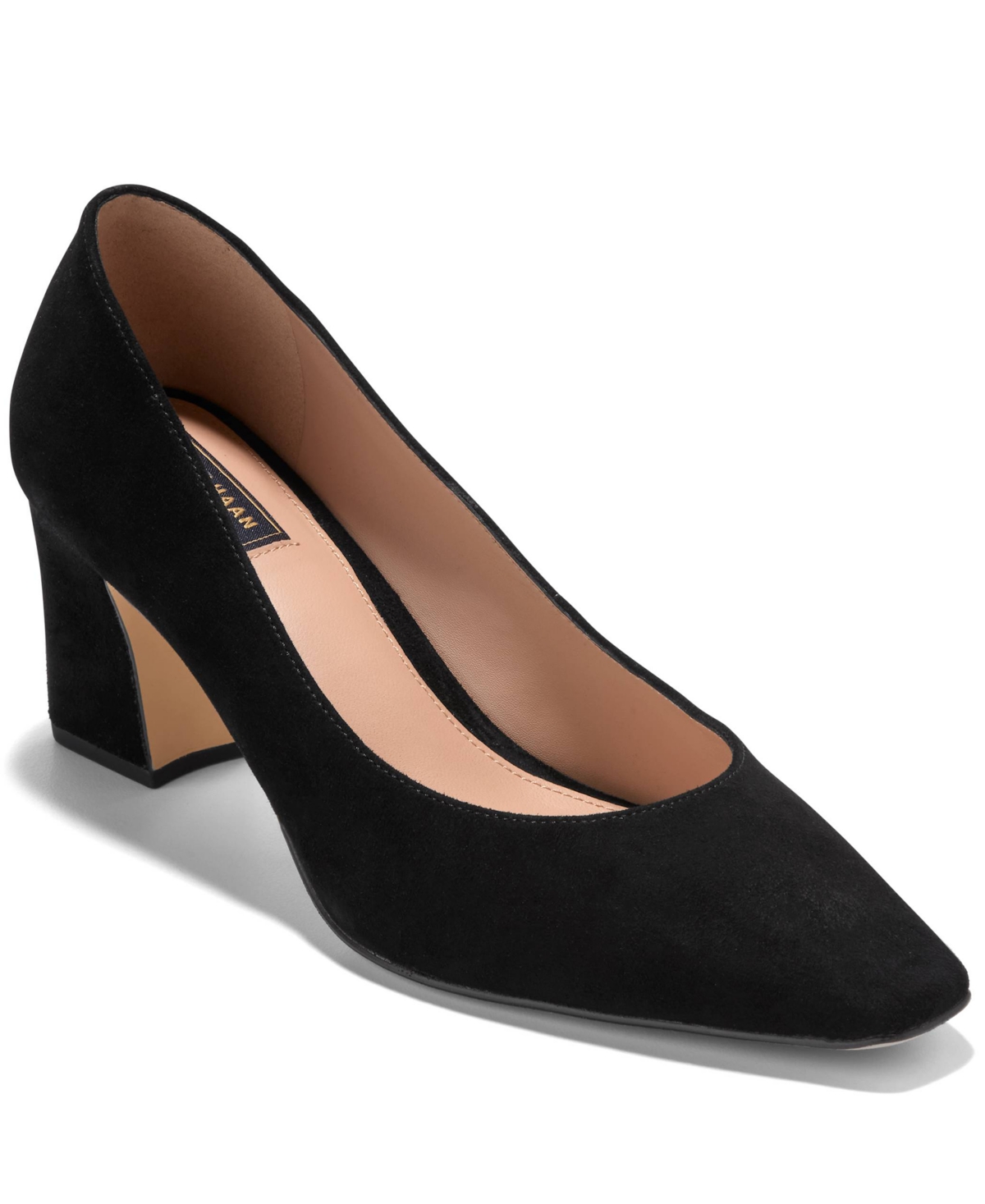 Click here for Cole Haan Womens Blanche Slip-On Pumps - Black Sue... prices