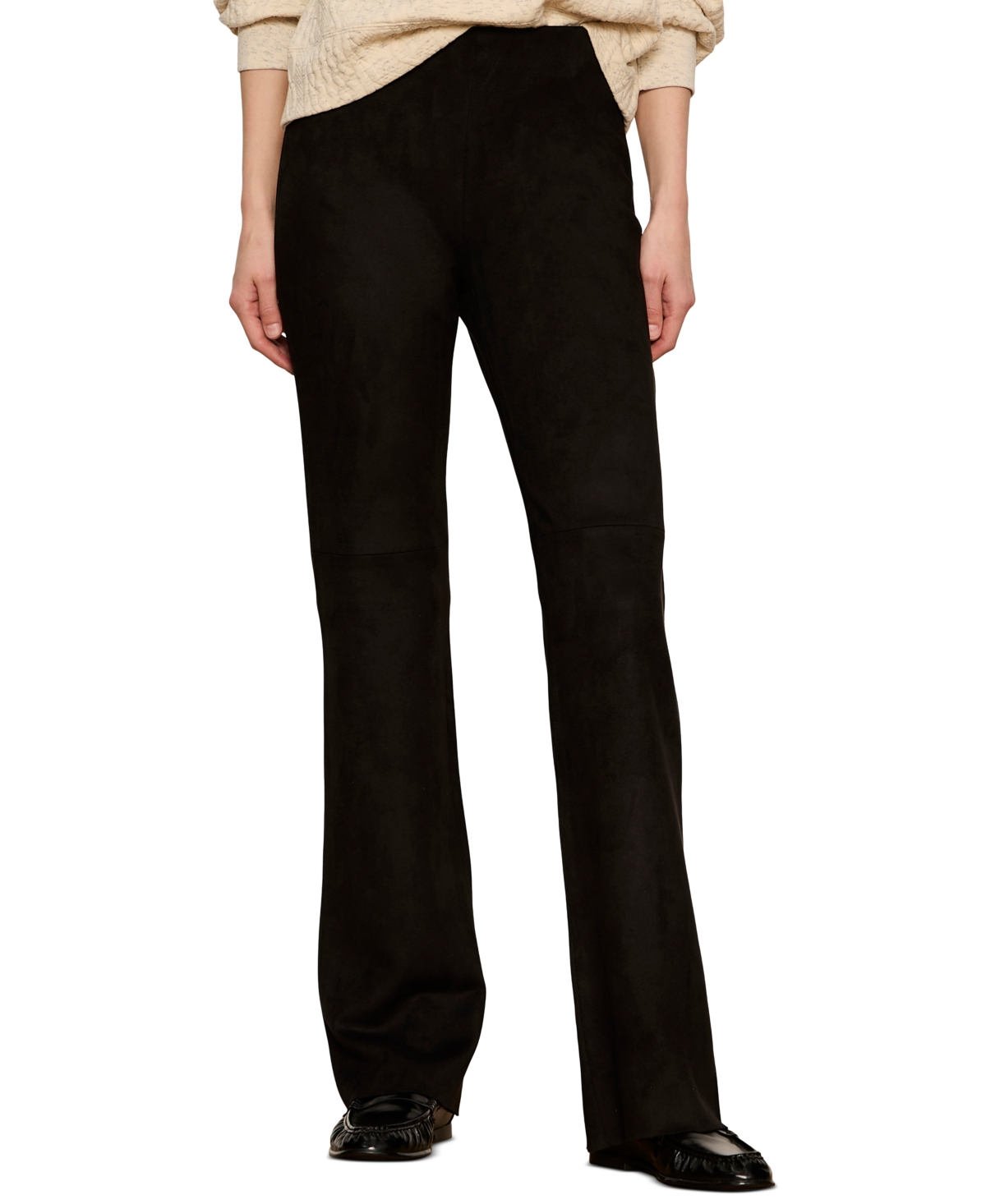 Click here for Sanctuary Womens Sashay Faux-Suede Flare Leggings... prices