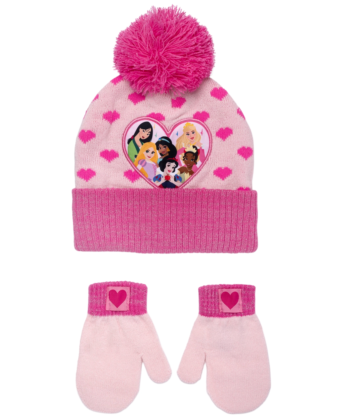 Click here for Disney Toddler Girls Princes Beanie Hat and Mitten... prices