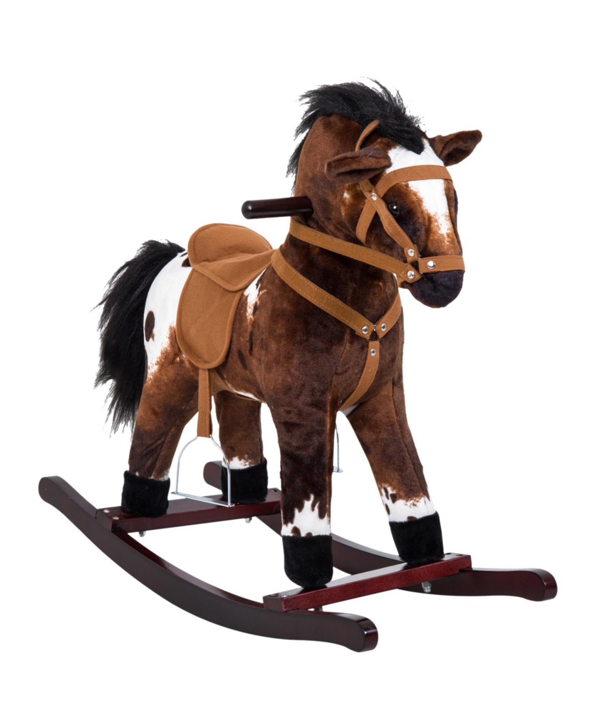 Click here for Glintex Plush Wooden Rocking Horse with Neighing S... prices