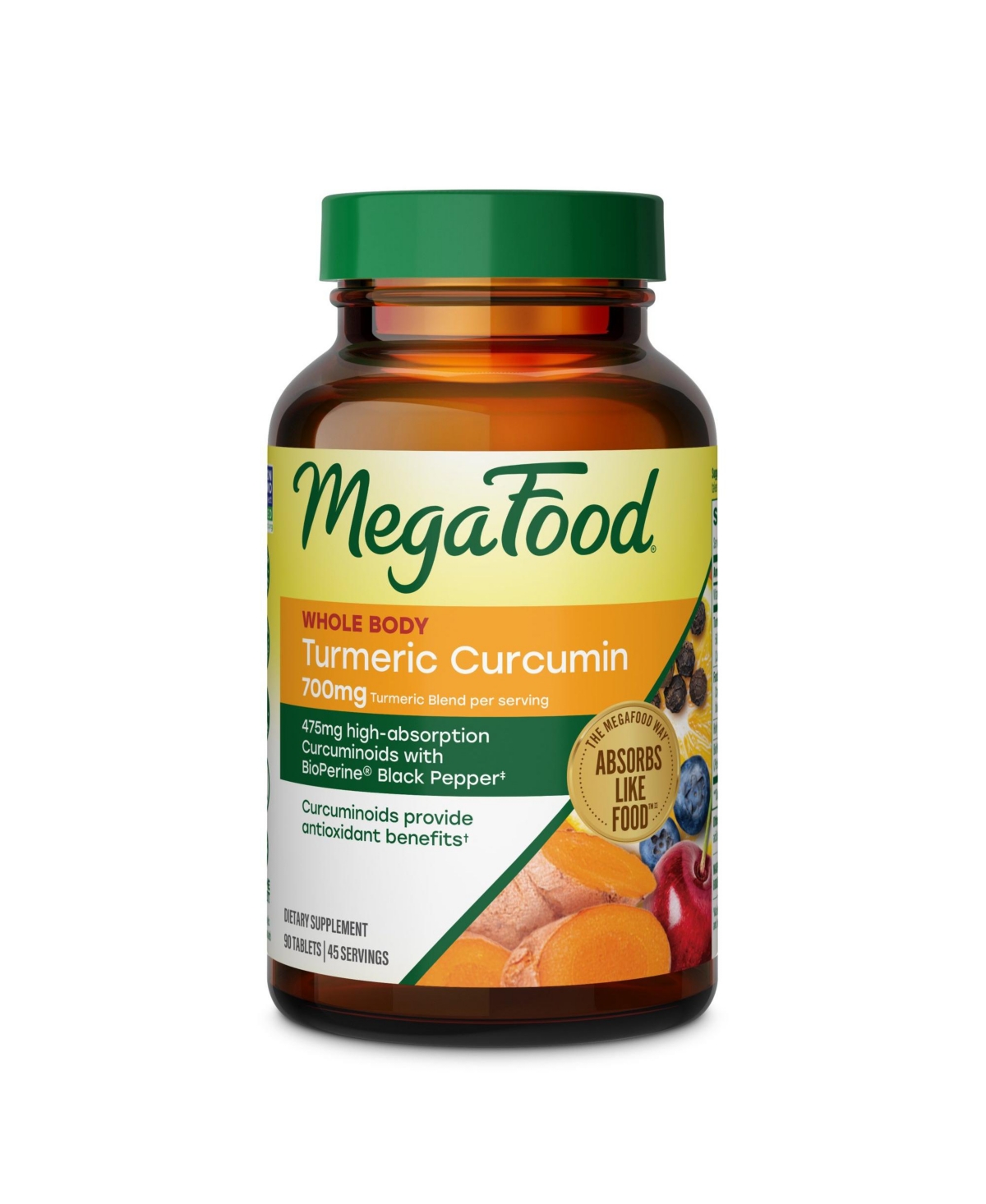 Click here for MegaFood Whole Body Turmeric Curcumin Supplement w... prices