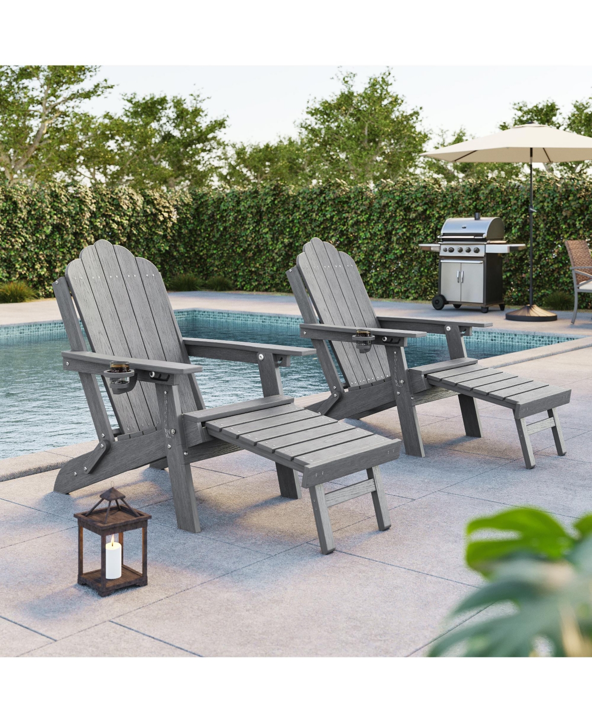 Click here for Sonkuki 2Pcs 3-Position Reclining Adirondack Chair... prices