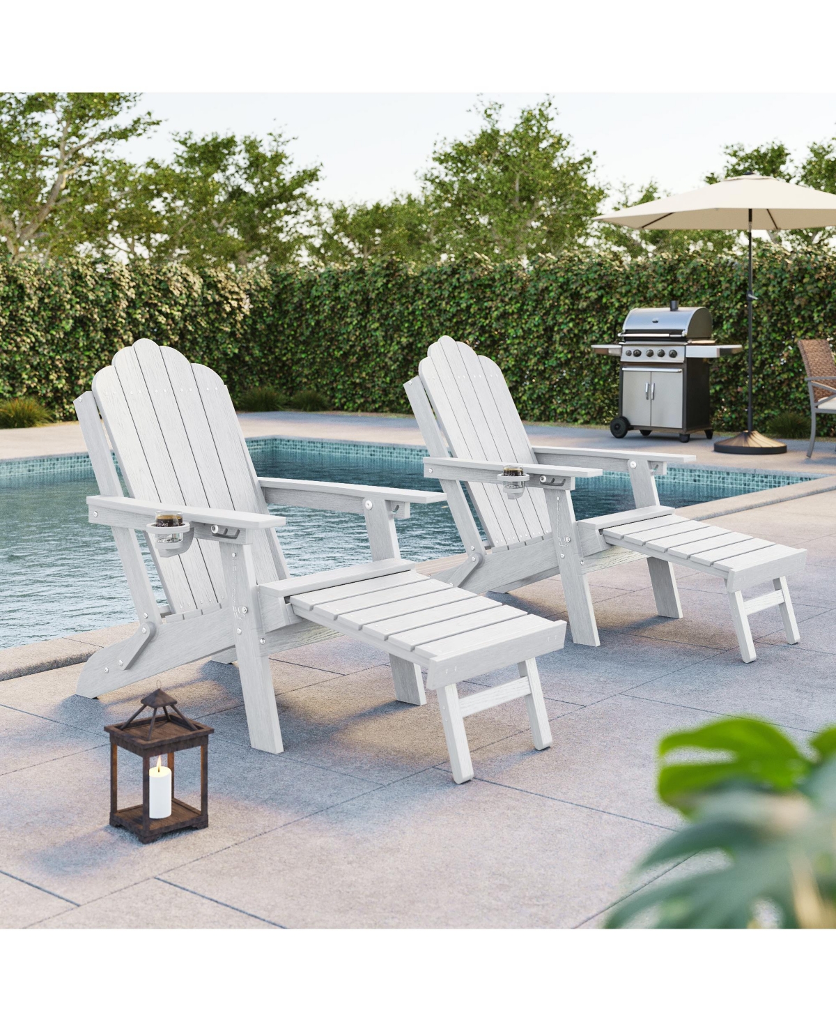 Click here for Sonkuki 2Pcs 3-Position Reclining Adirondack Chair... prices