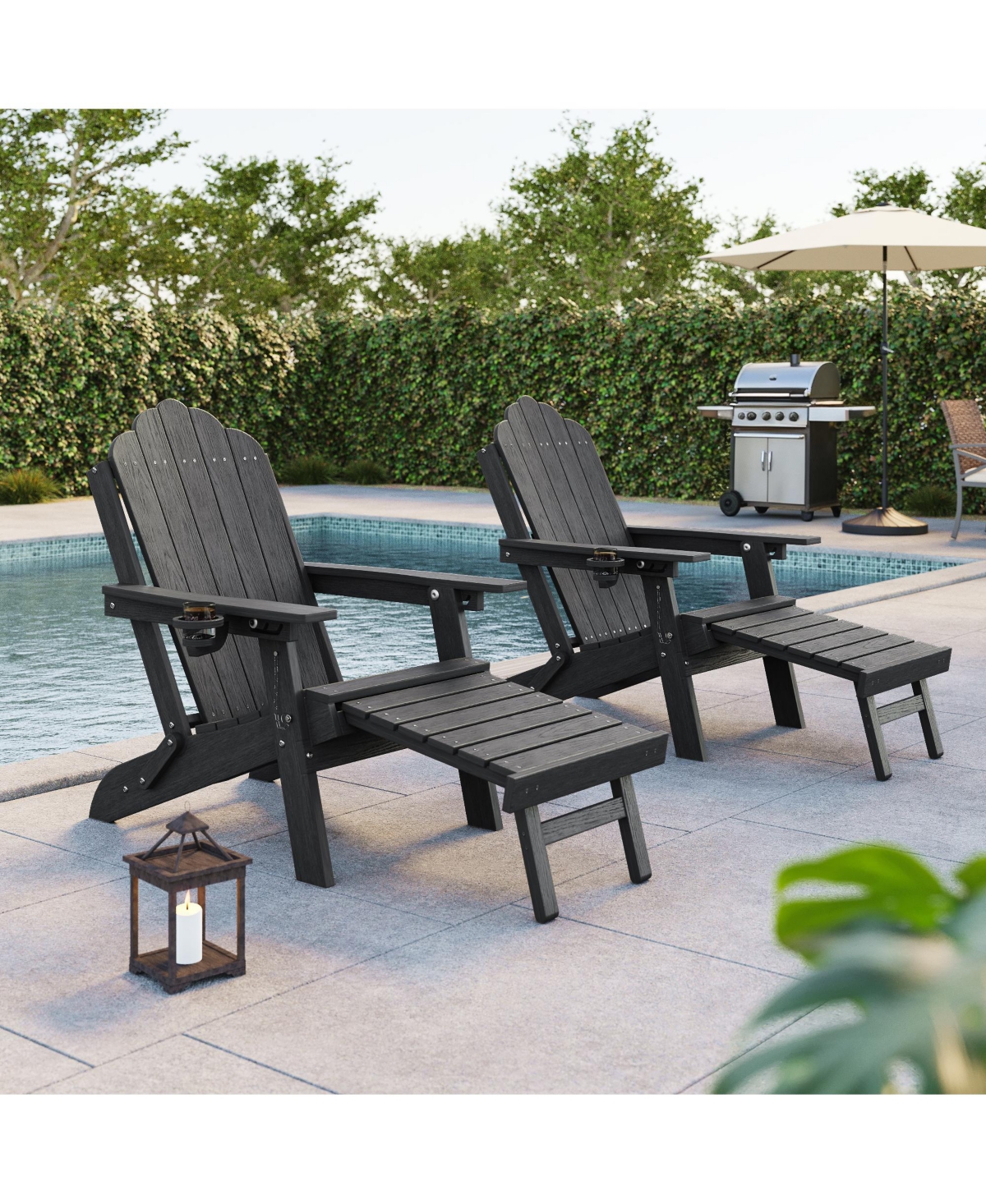 Click here for Sonkuki 2Pcs 3-Position Reclining Adirondack Chair... prices