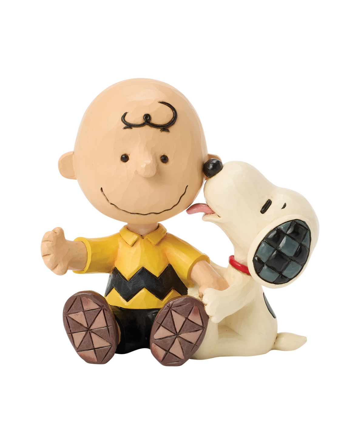 Click here for Jim Shore Peanuts Charlie Brown with Snoopy Figuri... prices