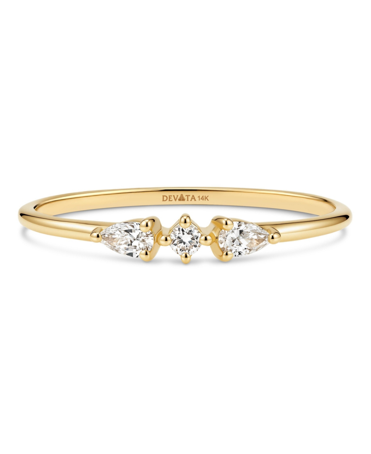 Click here for Devata Trio Ring in 14K Gold - Gold prices