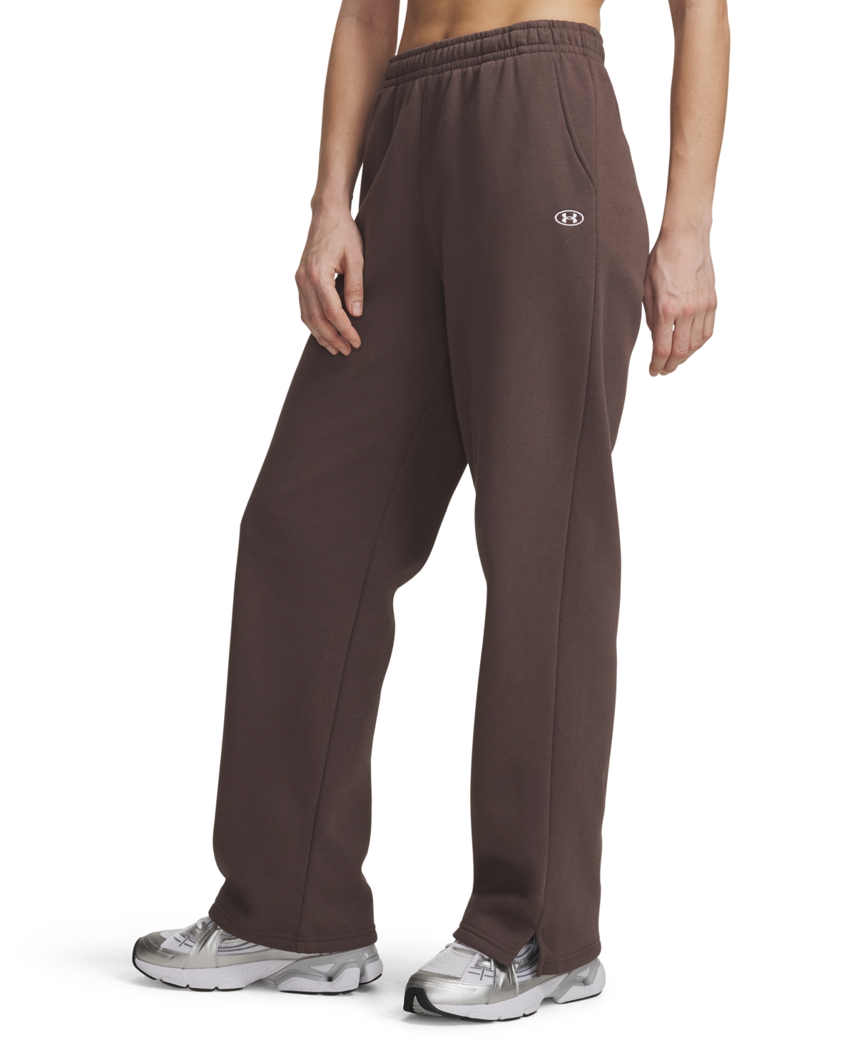 Click here for Under Armour Womens Rival Fleece Straight-Leg Trai... prices