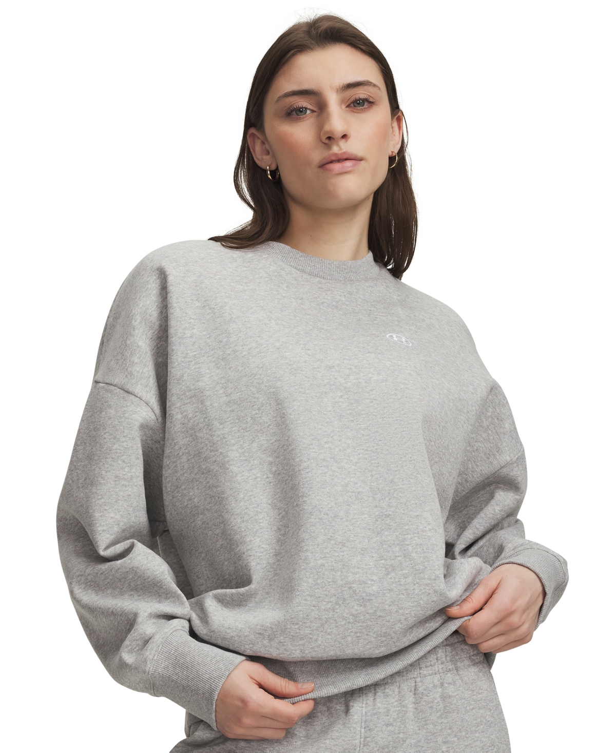 Click here for Under Armour Womens Rival Fleece Oversized Crewnec... prices