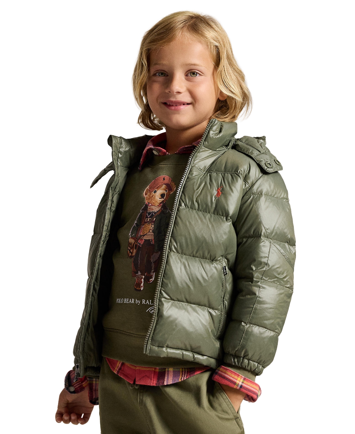 Click here for Polo Ralph Lauren Boys 2T-7 The Gorham Glossed Dow... prices