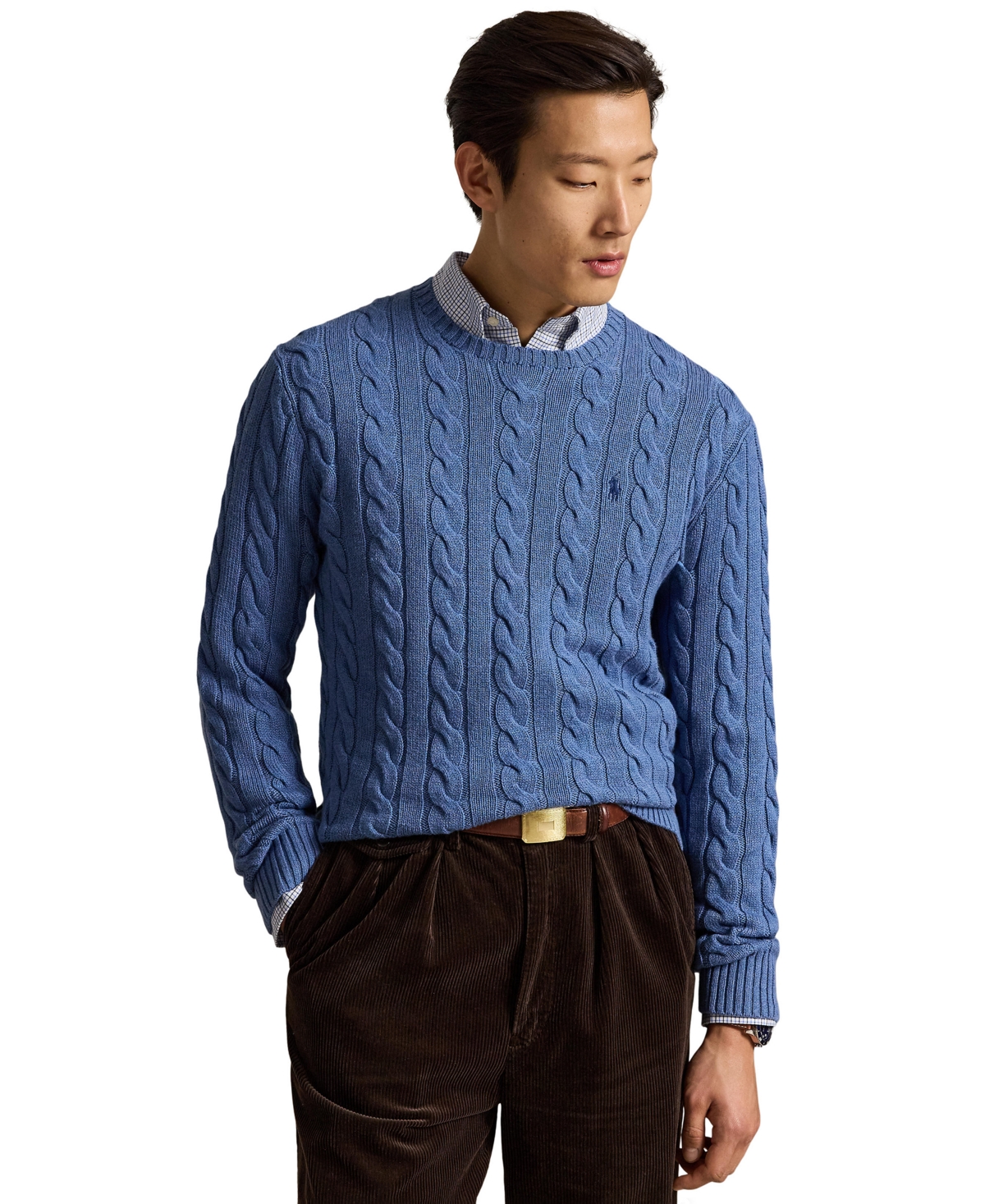 Click here for Polo Ralph Lauren Mens Cable-Knit Cotton Sweater -... prices